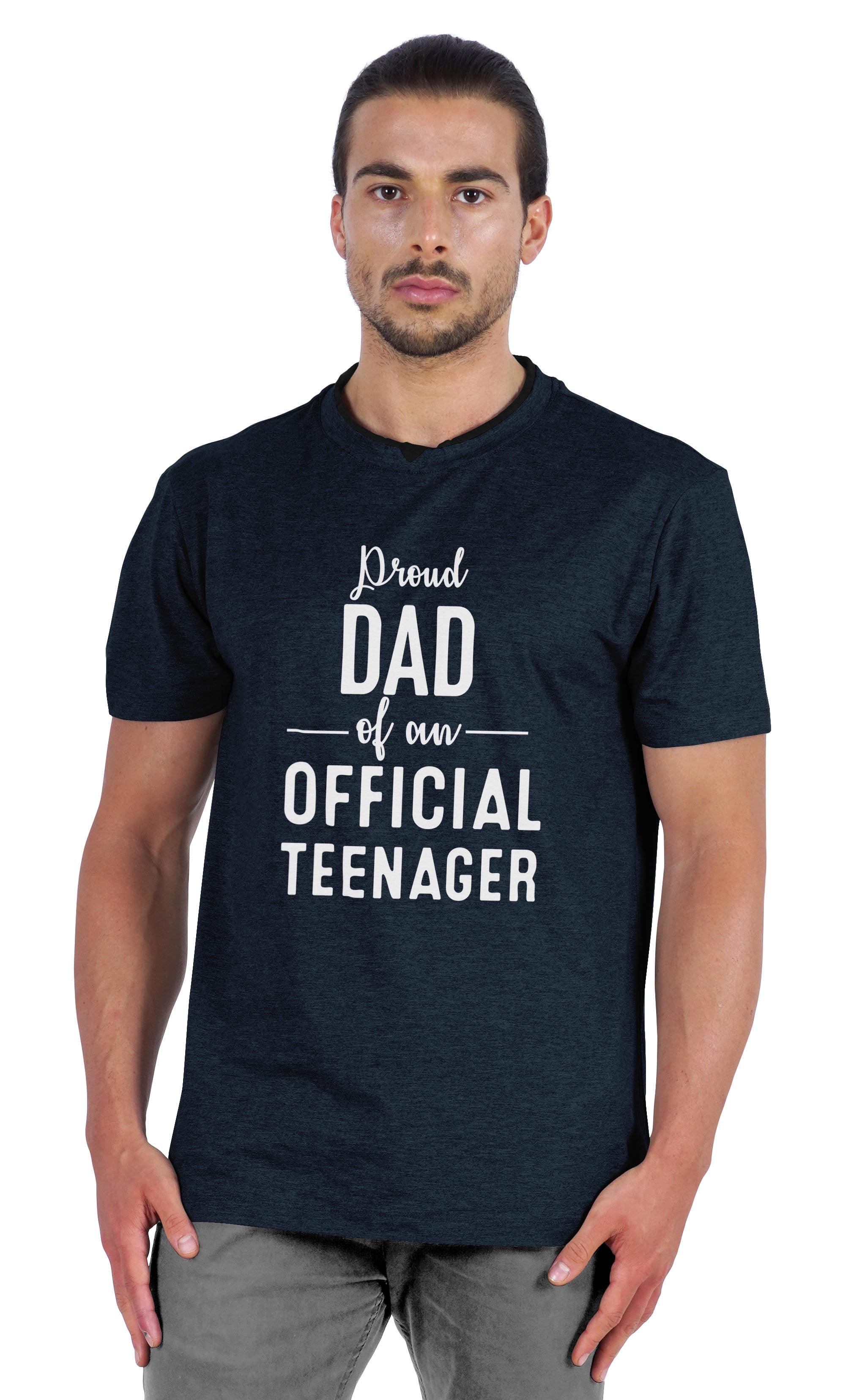Inkmeso Graphic "Proud Dad Of Our Official Teenager"Tshirt For Proud ...