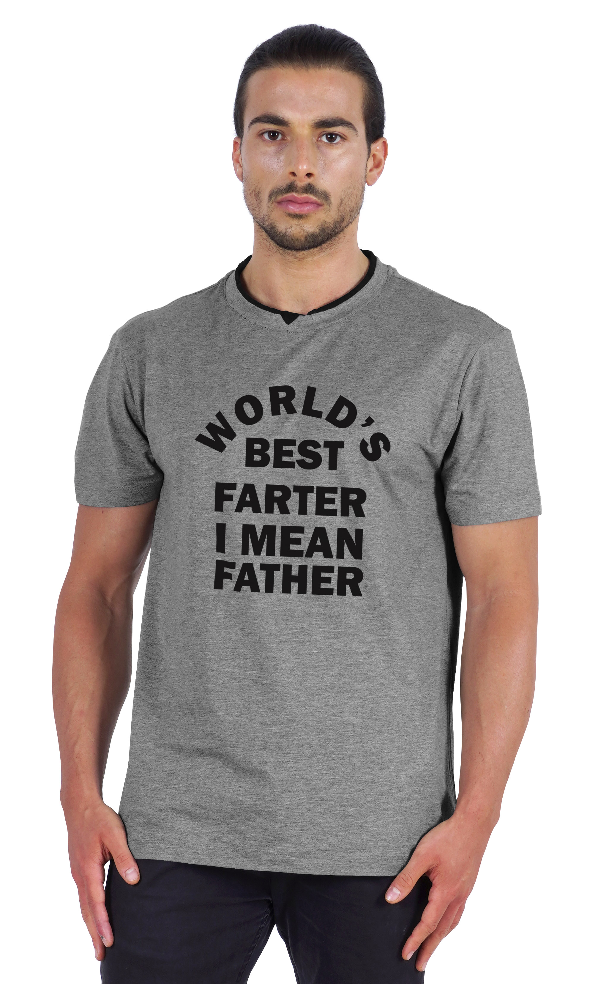 Inkmeso Graphic Quote "World's Best Farter I Mean Father"Tshirt For ...