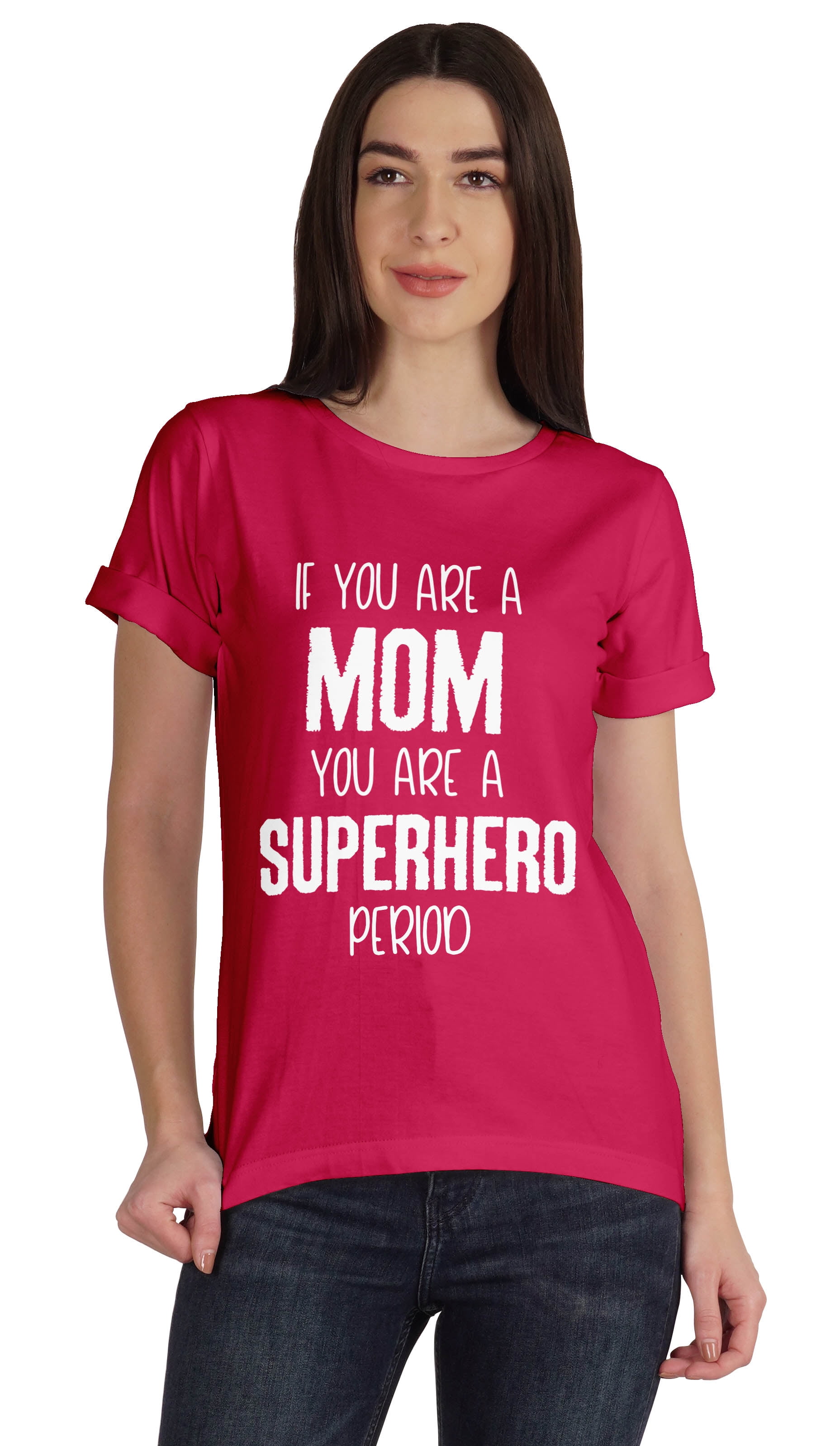 Inkmeso If You Are A Mom You Are A Superhero Period Graphic Tshirt ...