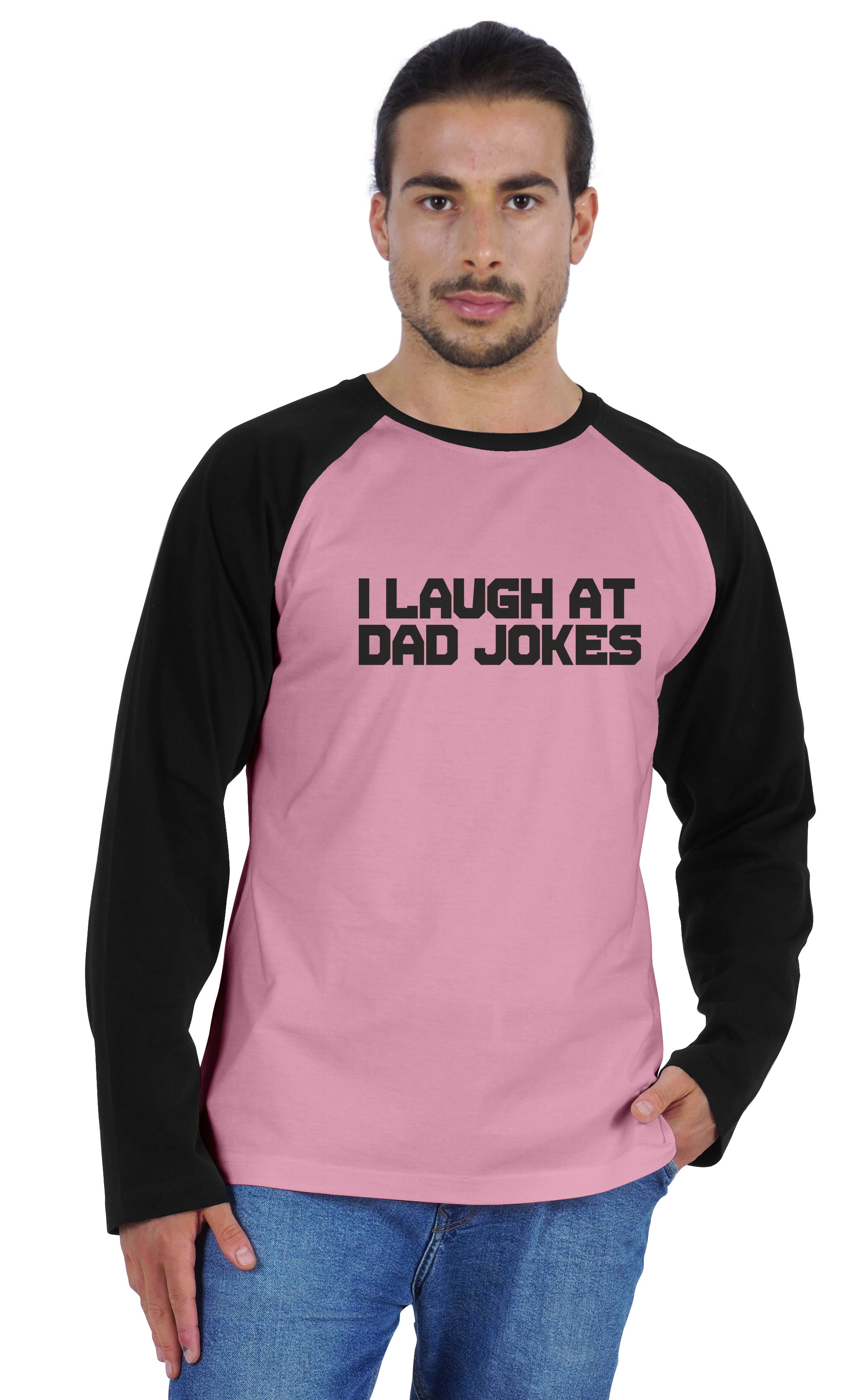 Inkmeso Men's Graphic I Laugh At Dad Jokes Tshirt For Funny Daddy ...