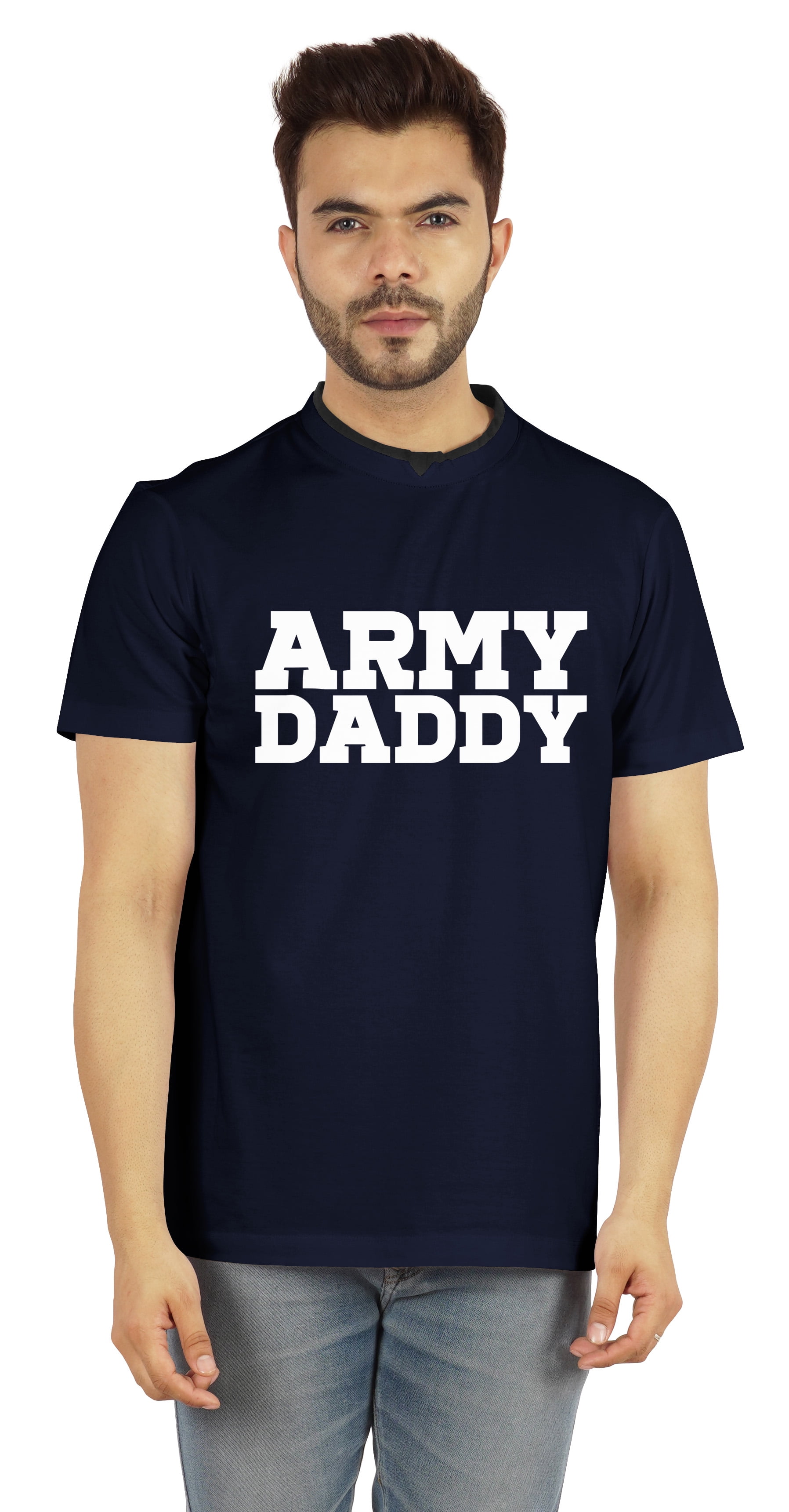 Inkmeso Men's Tshirt For Military Pride Dad Graphic Quote Army Daddy ...
