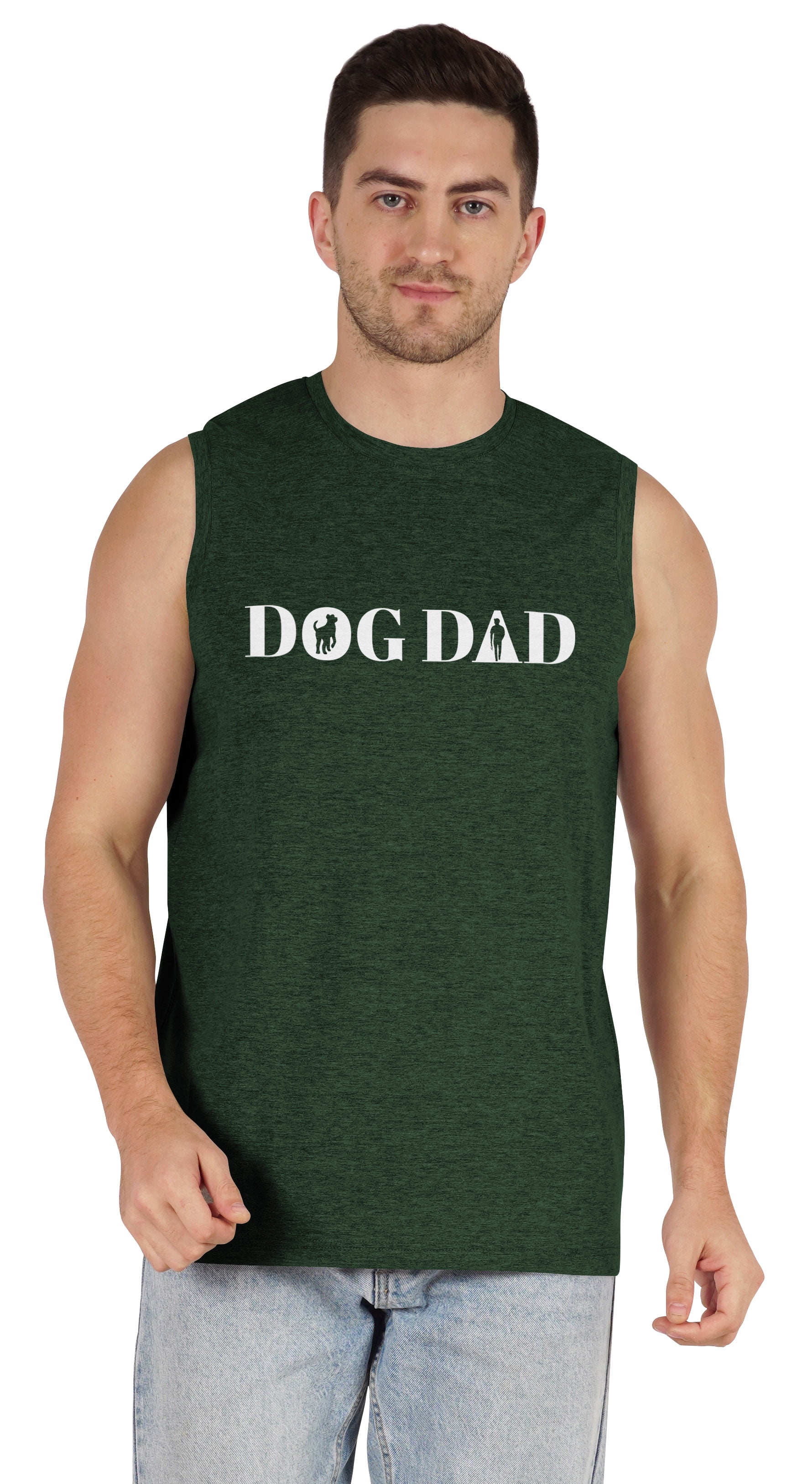 Inkmeso Mens Tshirt "Dog Dad" Graphic For The Dog Father Tee Shirt For ...