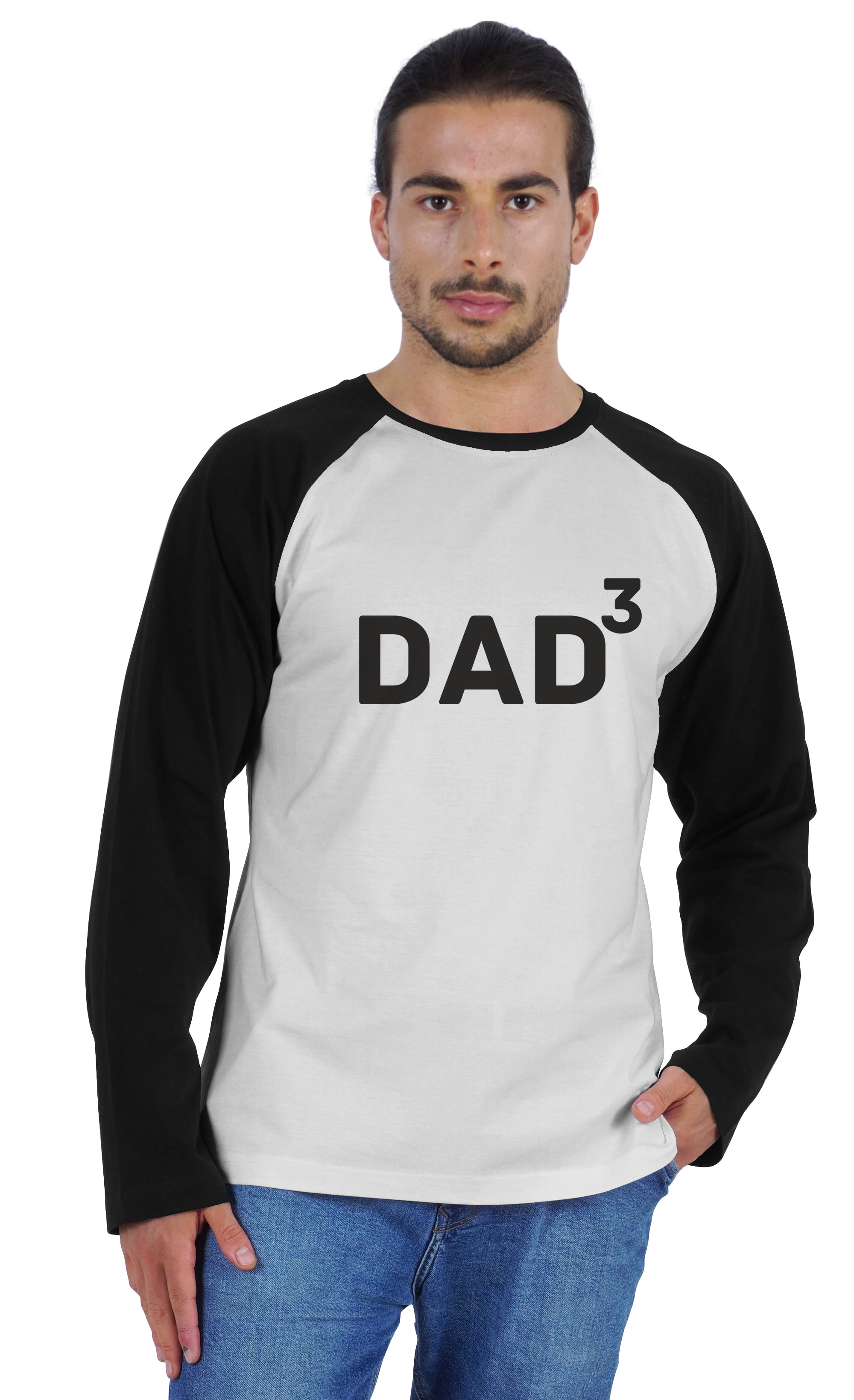 Inkmeso Raglan Full Sleeves Tshirt For Men Graphic Dad³ Tshirt For ...