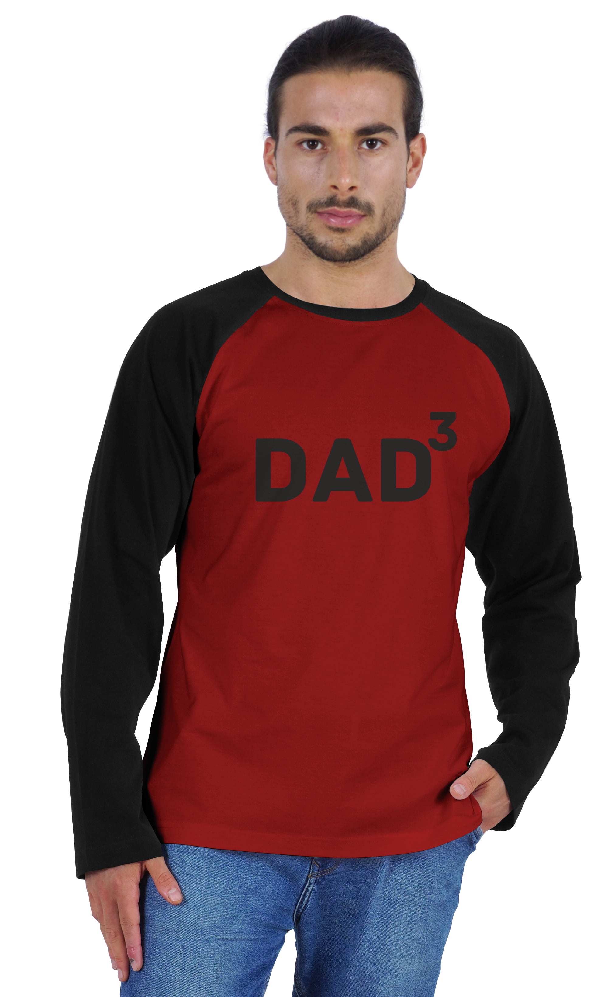 Inkmeso Raglan Full Sleeves Tshirt For Men Graphic Dad³ Tshirt For ...