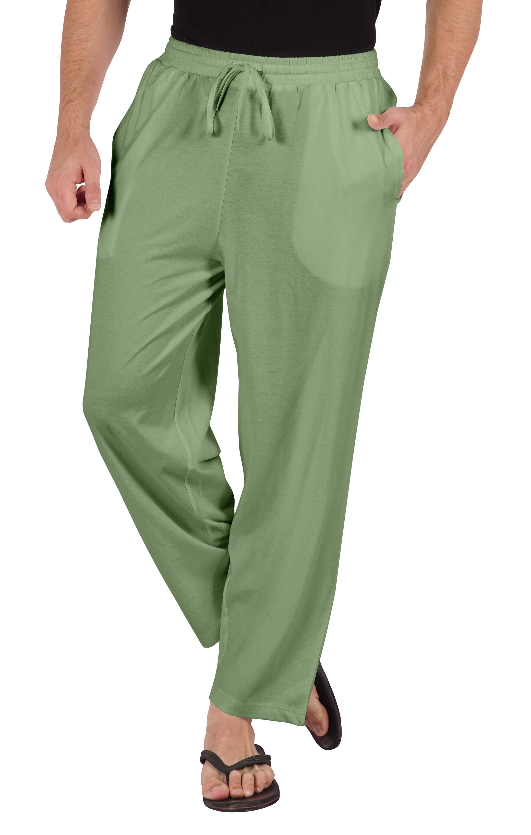 Inkmeso Solid Casual Bottom For Men's Lightweight Cotton Track Pants ...