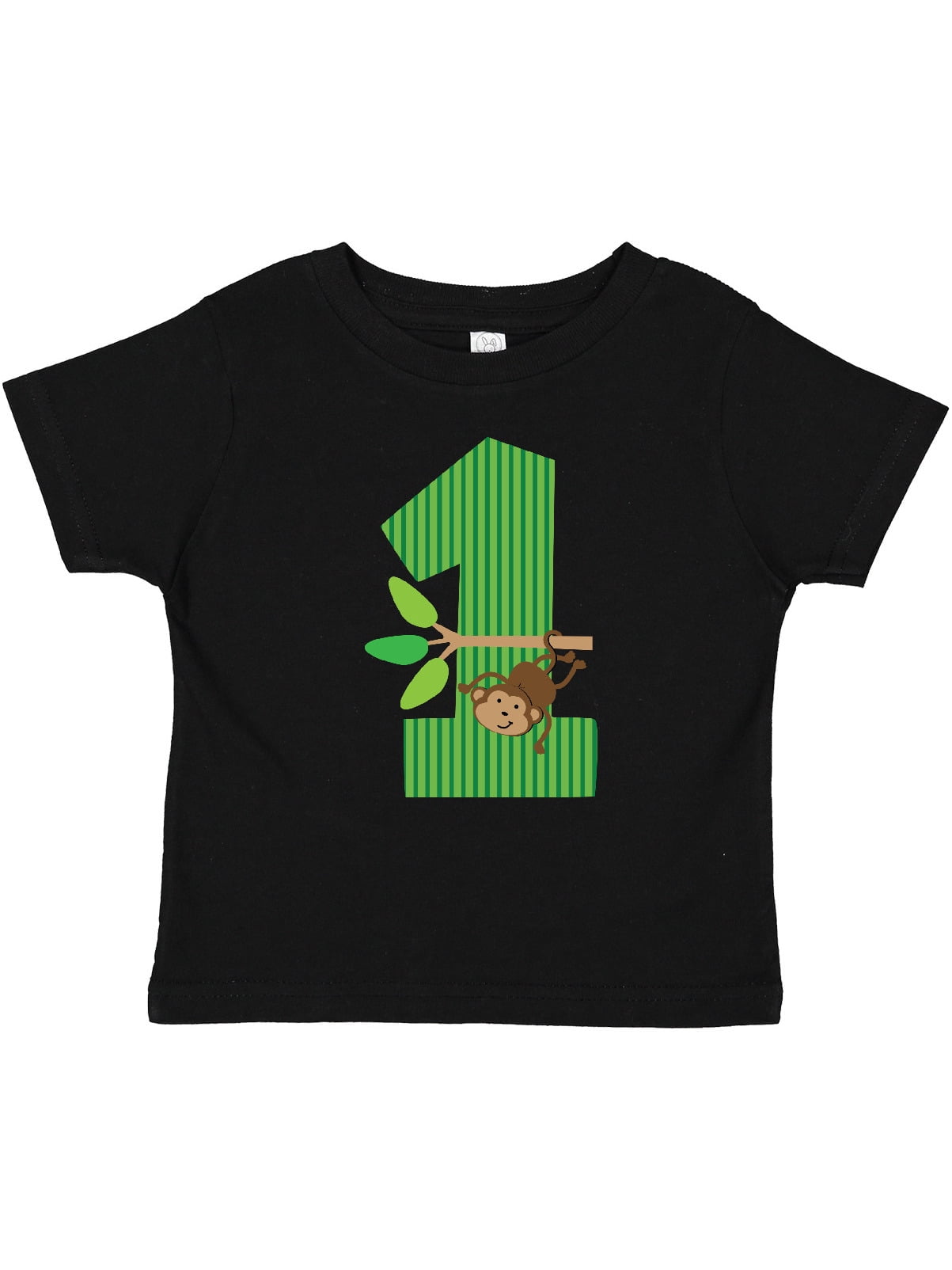 Inktastic 1st Birthday Monkey Boys or Girls Baby T-Shirt - Walmart ...