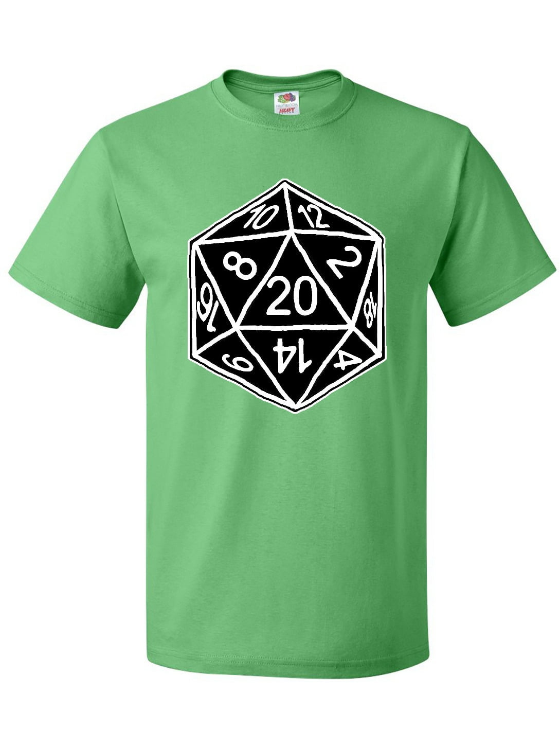 Inktastic 20 Sided Black Dice T-Shirt - Walmart.com