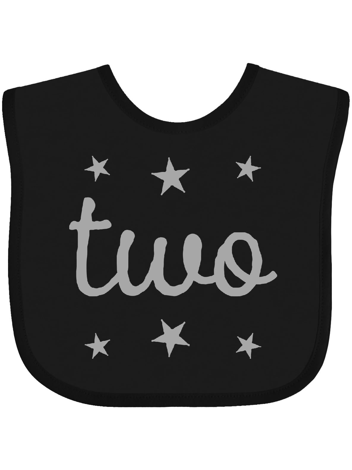 Inktastic 2nd Birthday Gold Two Boys or Girls Baby Bib - Walmart.com