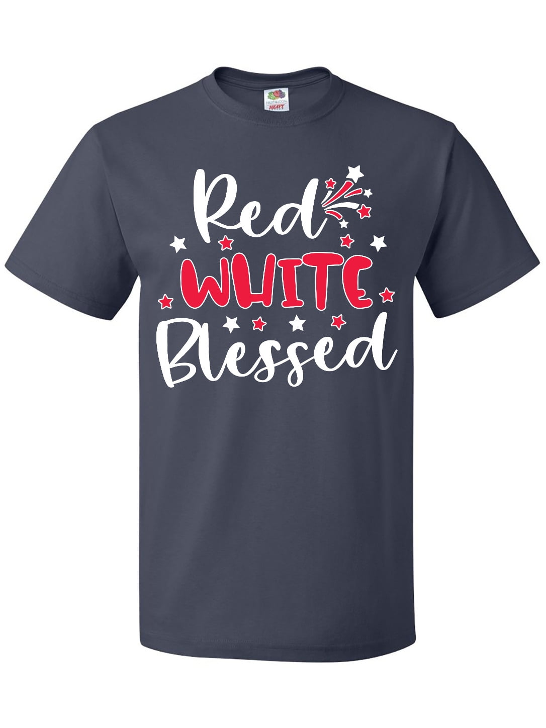 Inktastic 4th Of July Red White Blessed Fireworks T Shirt
