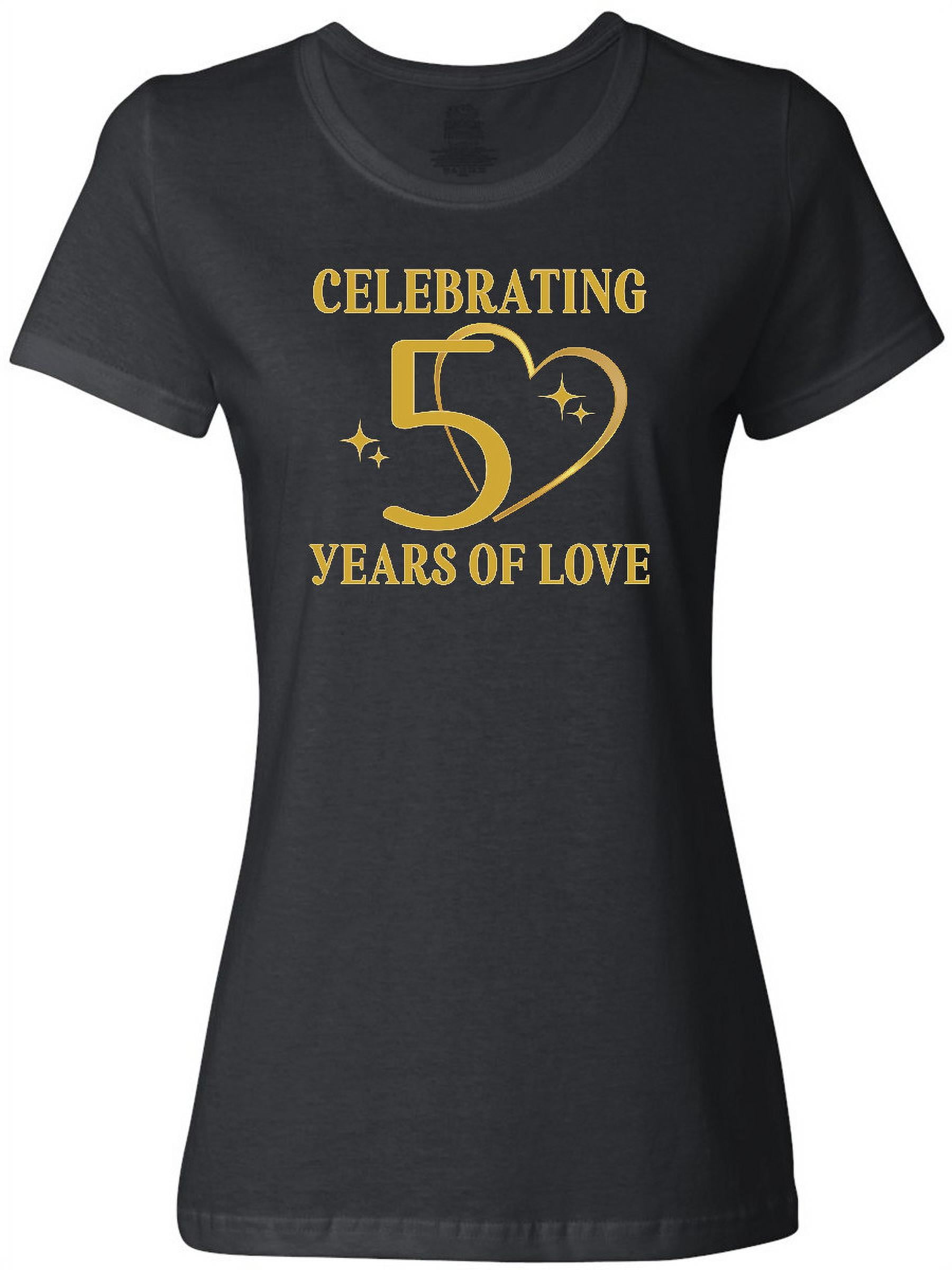 Inktastic 50th Wedding Anniversary 50 Years Women's T-Shirt - Walmart.com