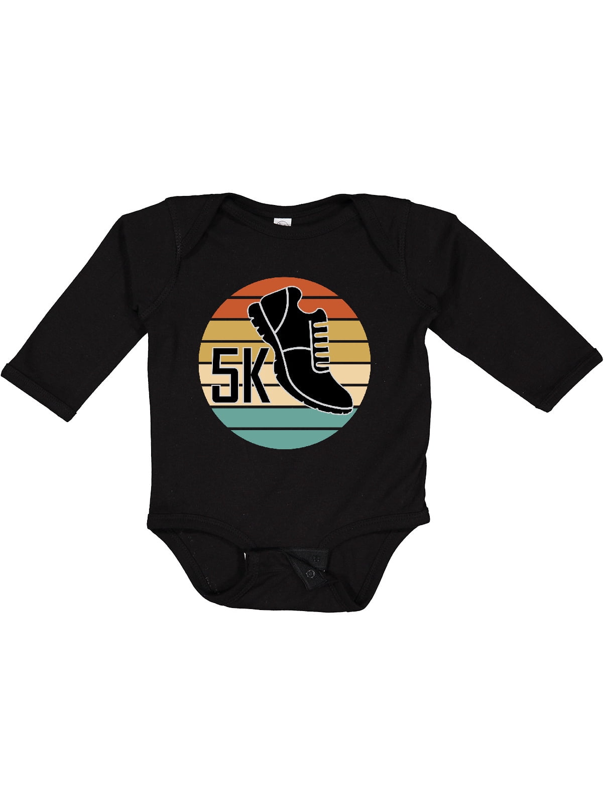 Inktastic 5k Race Running Retro Sunset Runner Boys or Girls Long Sleeve ...