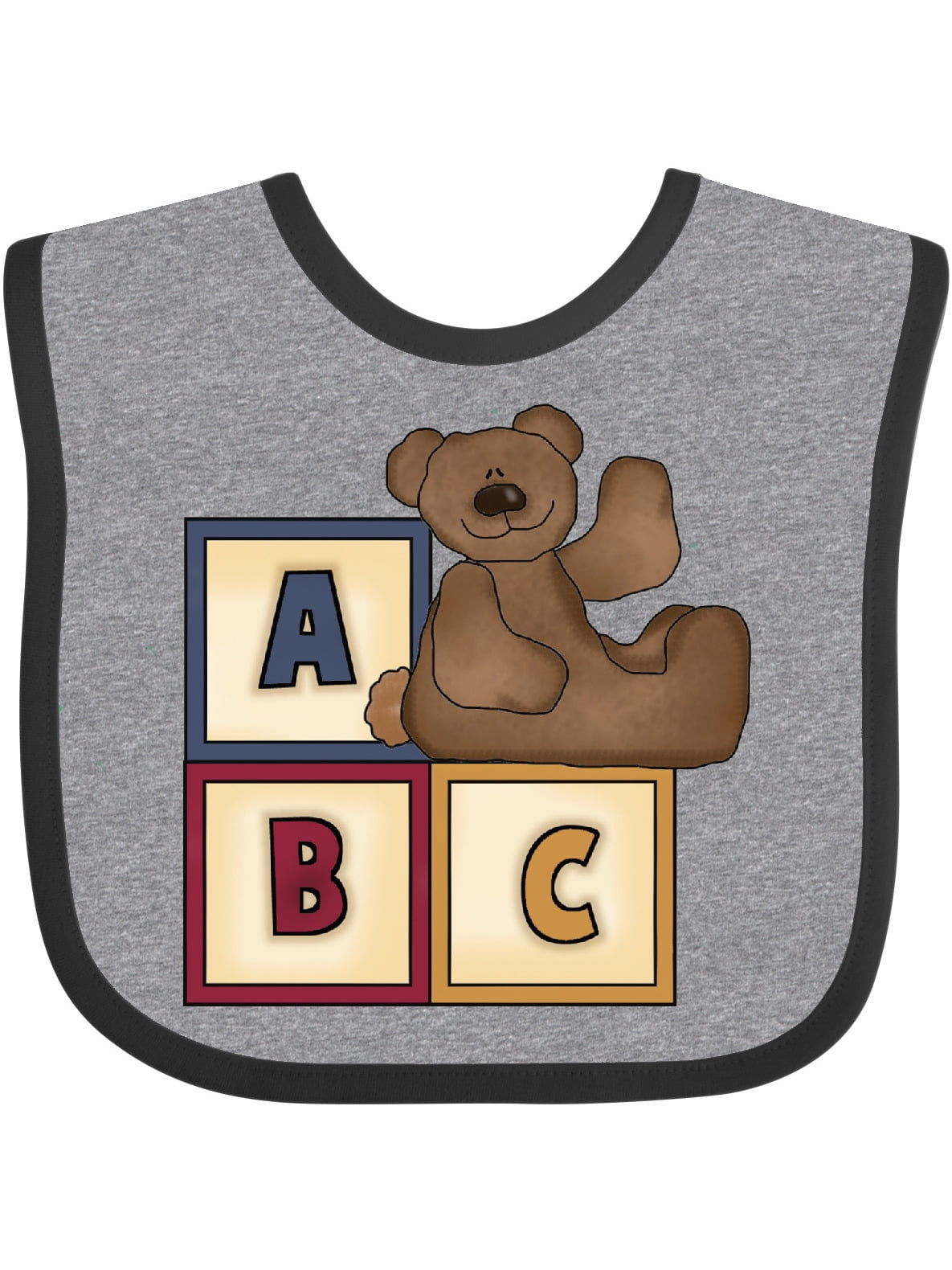 Inktastic ABC BEAR Boys Baby Bib - Walmart.com