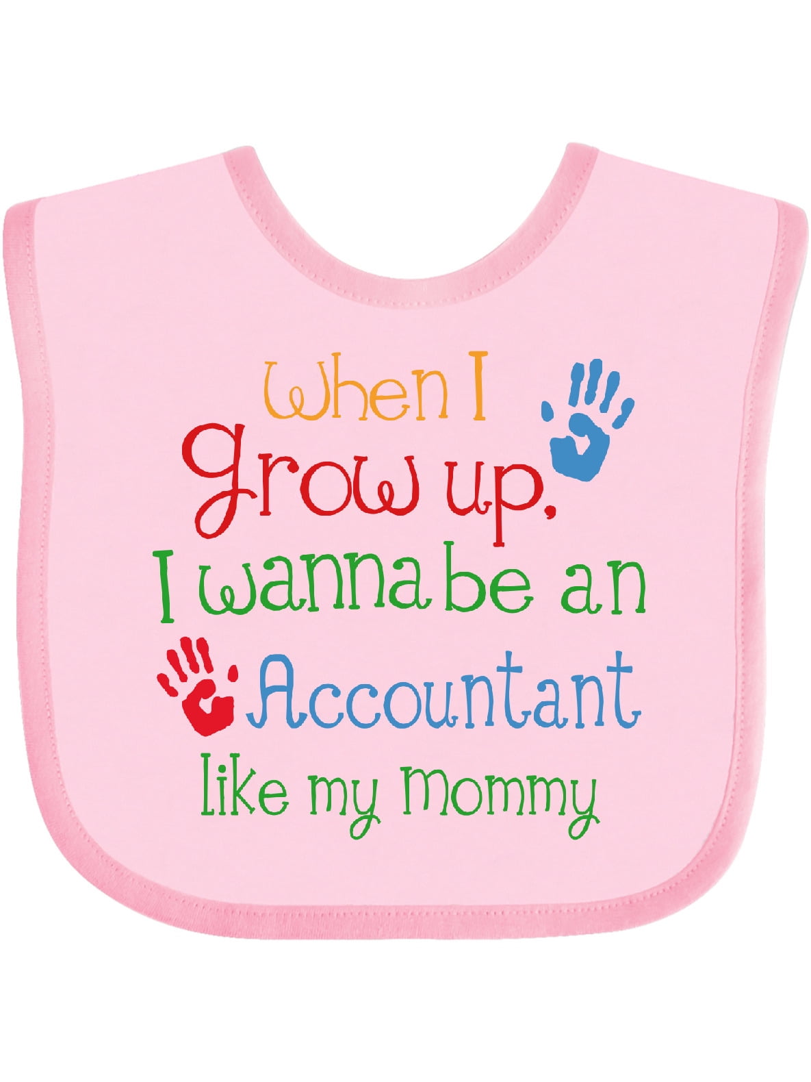 Inktastic Accountant Like Mommy Boys or Girls Baby Bib - Walmart.com