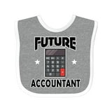 Inktastic Accounting Future Accountant Baby Boys or Girls Baby Bib ...
