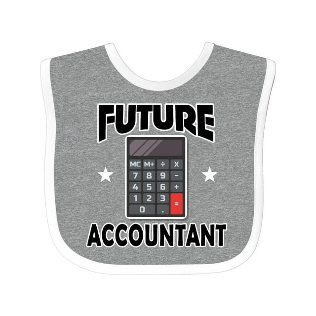 Inktastic Accounting Future Accountant Baby Boys or Girls Baby Bib ...