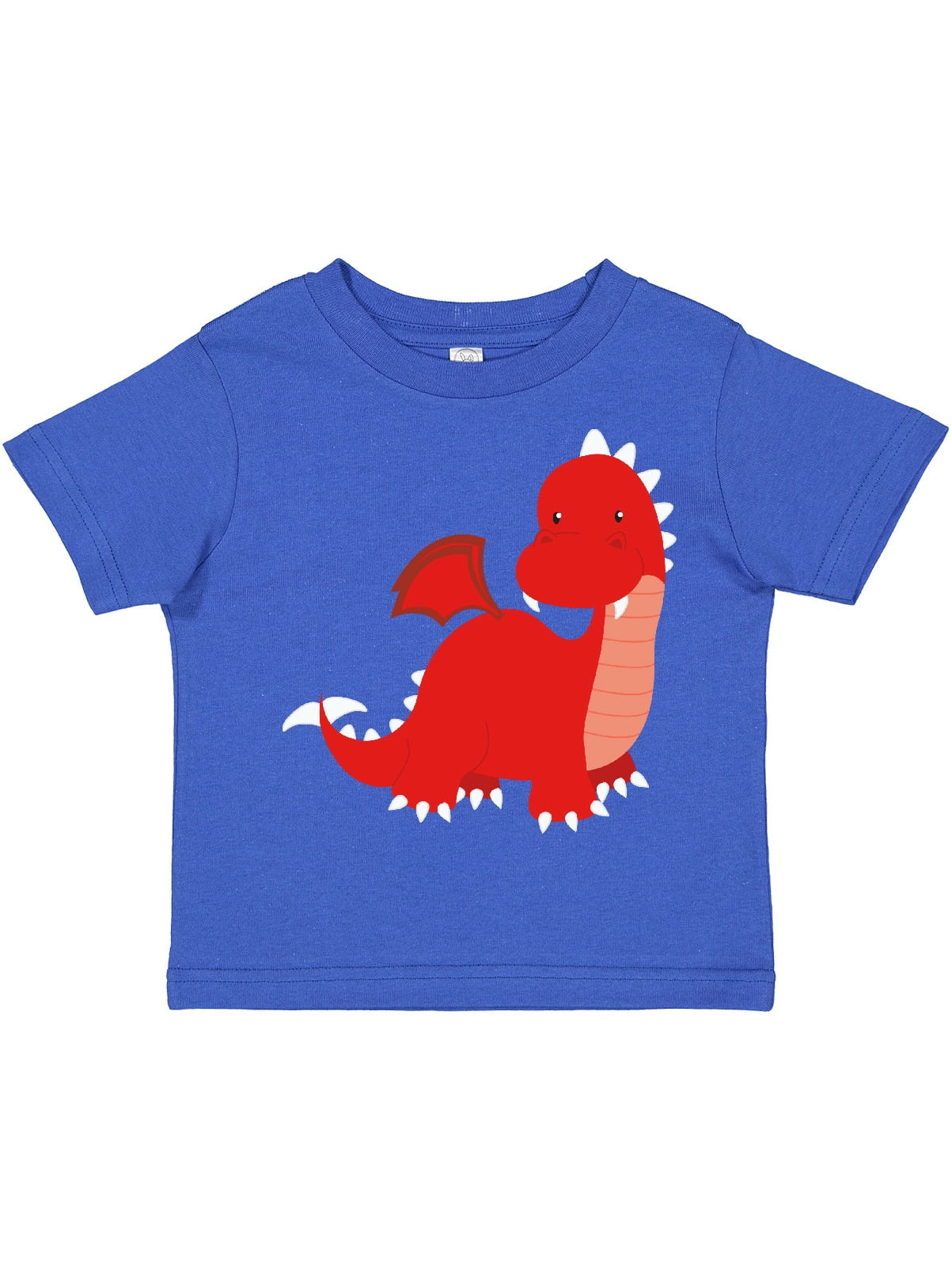 Inktastic Adorable Red Dragon Boys Toddler T-Shirt - Walmart.com