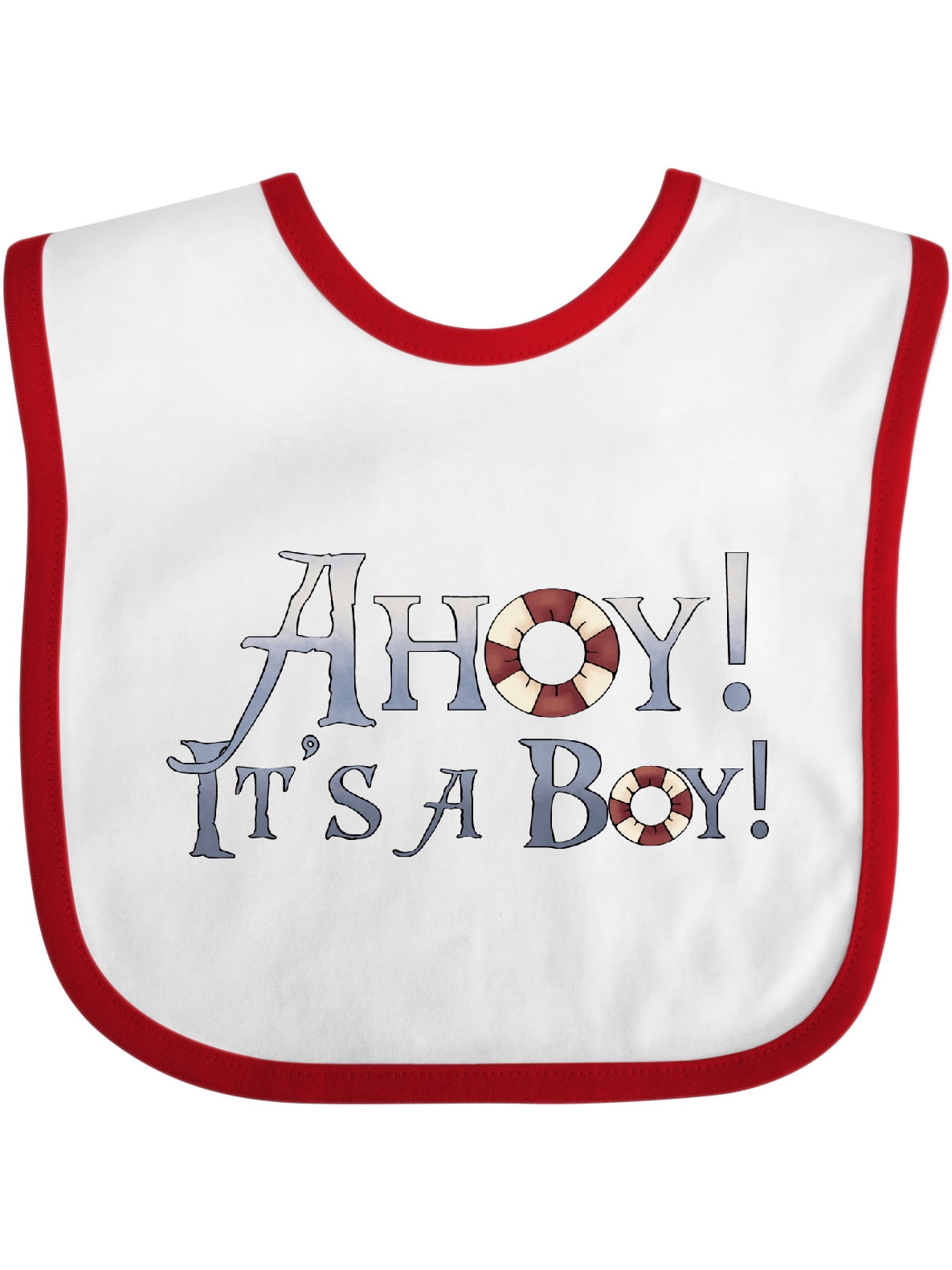 Inktastic Ahoy It's a Boy Boys Baby Bib - Walmart.com
