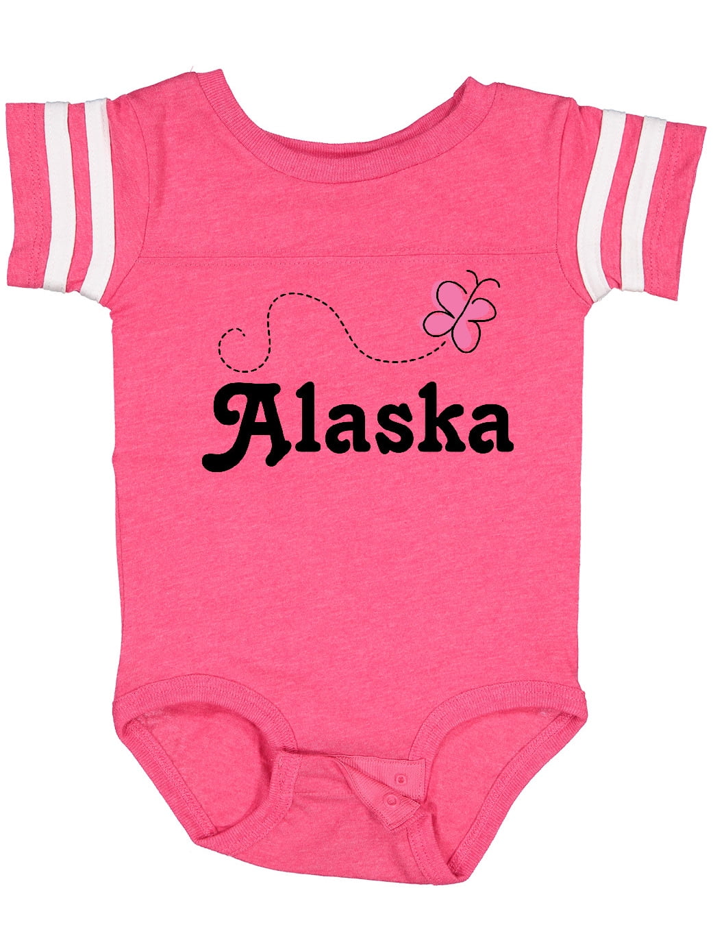 Inktastic Alaska Butterfly Girls Baby Bodysuit - Walmart.com