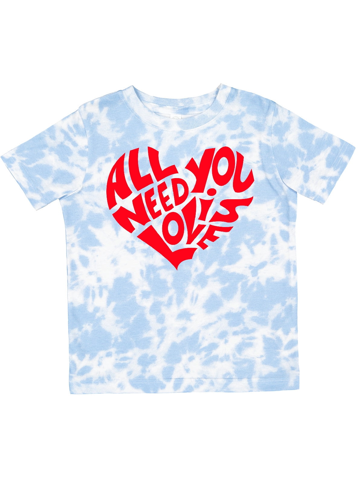Inktastic All You Need is Love Red Heart Shape Boys or Girls Toddler T ...