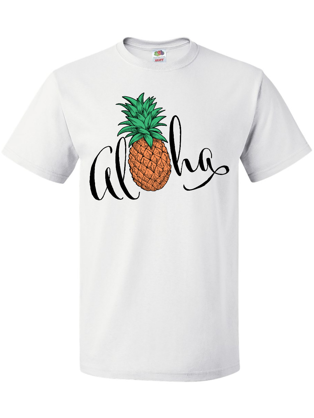 Inktastic Aloha- in cursive with pineapple T-Shirt - Walmart.com