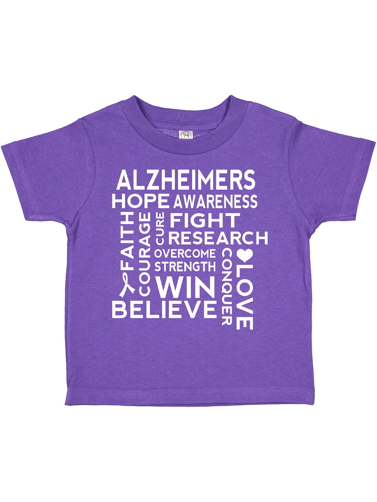 Inktastic Alzheimers Awareness Support Slogan Boys or Girls Toddler T ...