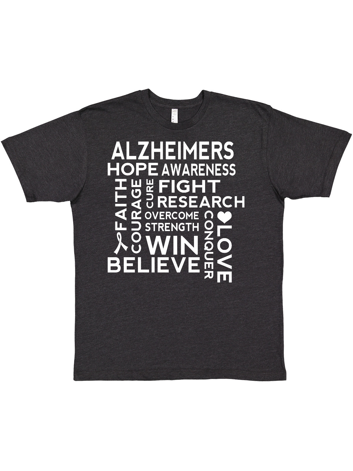 Inktastic Alzheimers Awareness Support Slogan T-Shirt - Walmart.com