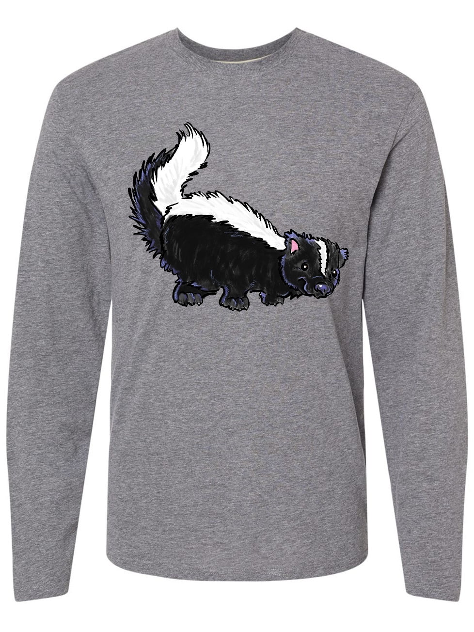 Inktastic Animals Cute Skunk Long Sleeve T-Shirt - Walmart.com