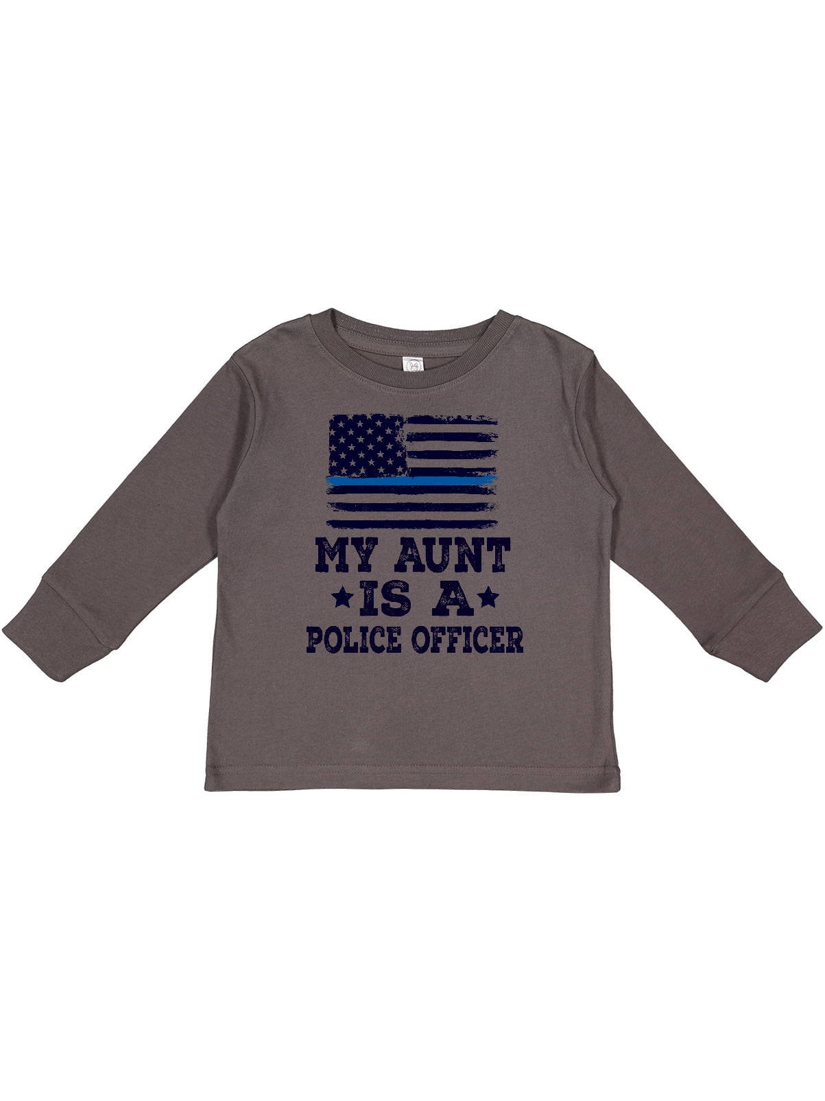 Inktastic Aunt Is A Police Officer Law Enforcement Boys or Girls Long ...