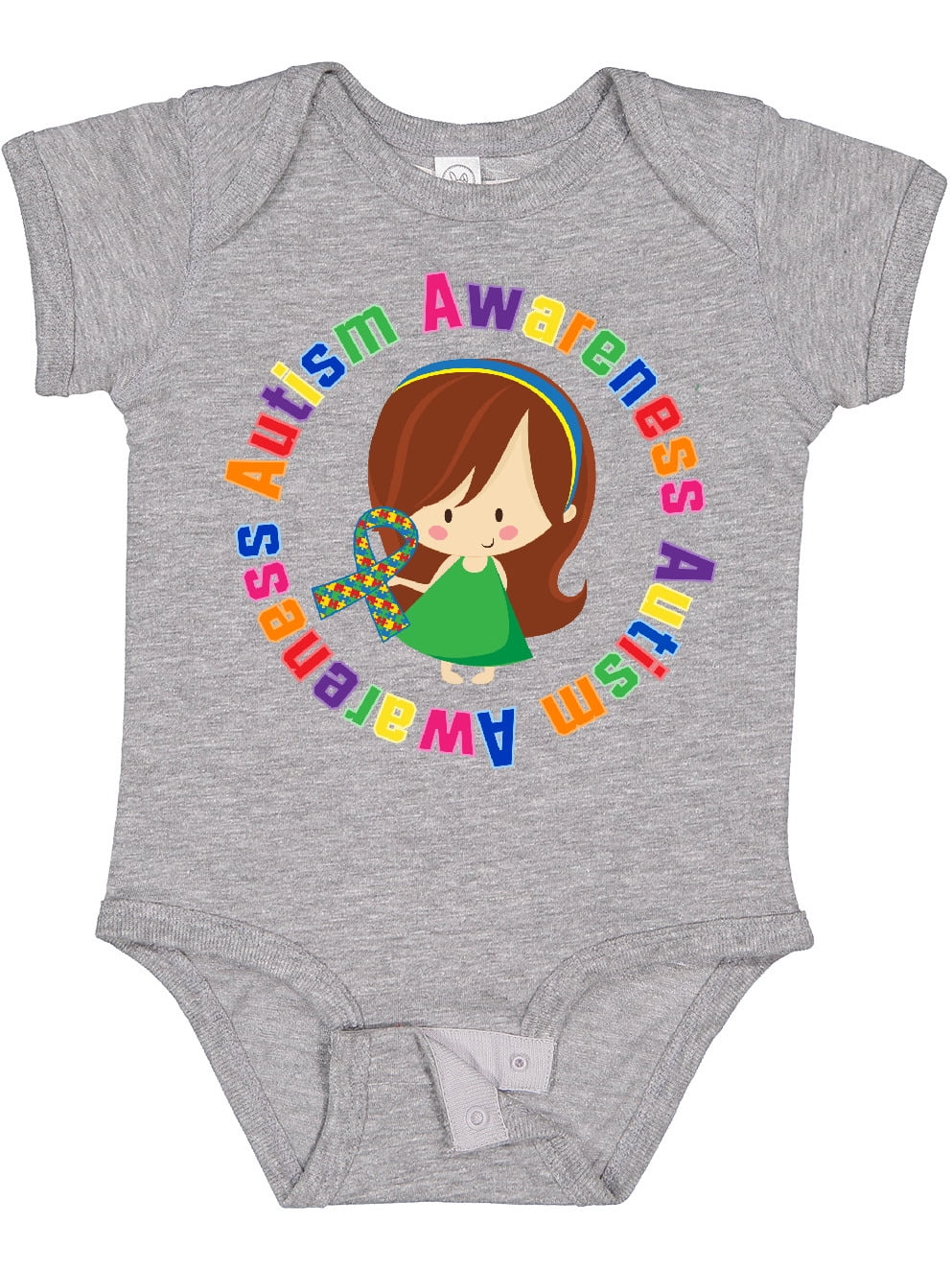 Inktastic Autism Awareness Girl Girls Baby Bodysuit - Walmart.com