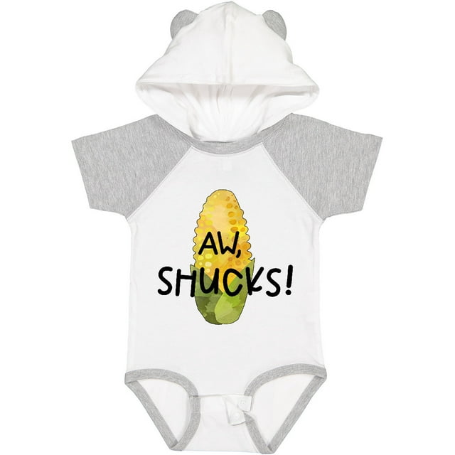 Inktastic Aw, Shucks! Corn on the Cob Humor Boys or Girls Baby Bodysuit ...