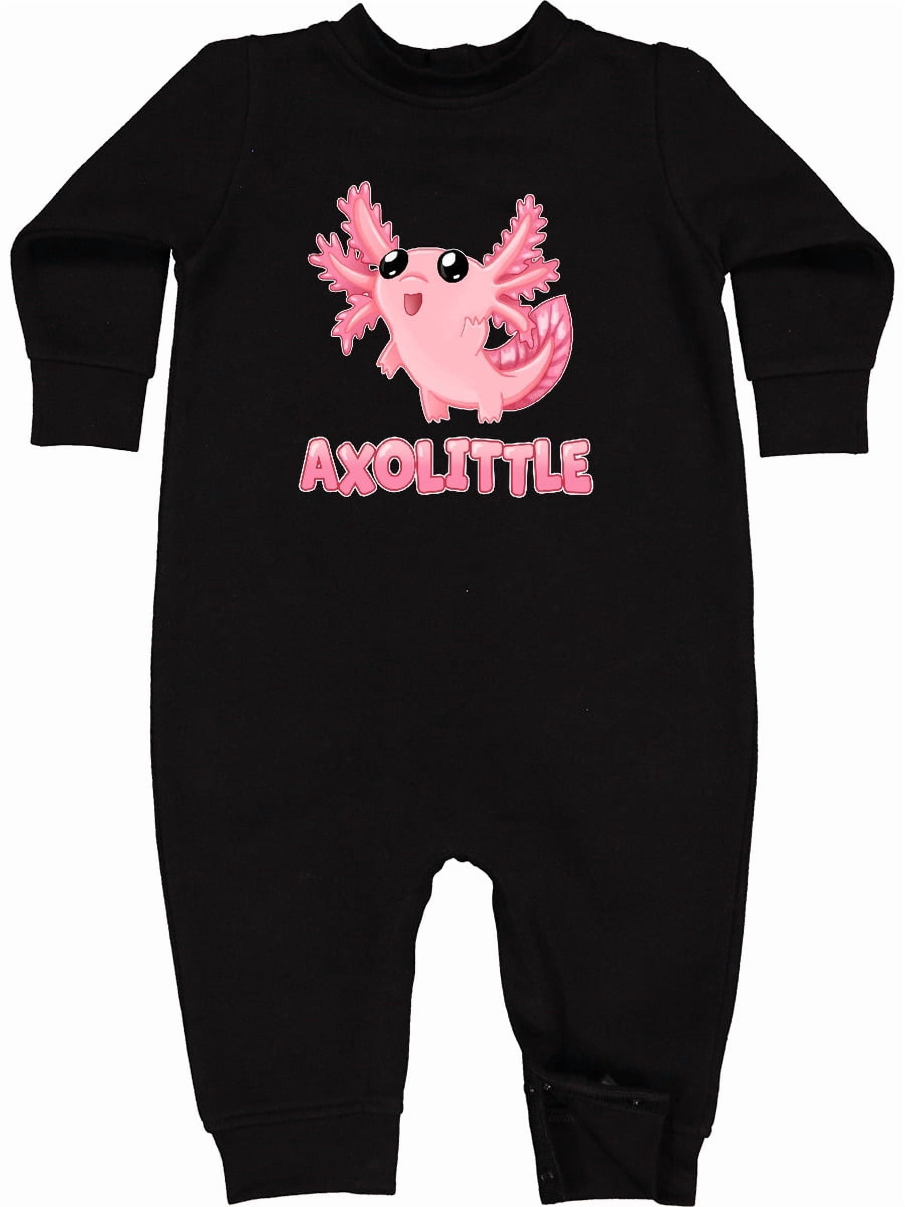 Inktastic Axolittle Cute Baby Axolotl Baby Fleece Romper - Walmart.com