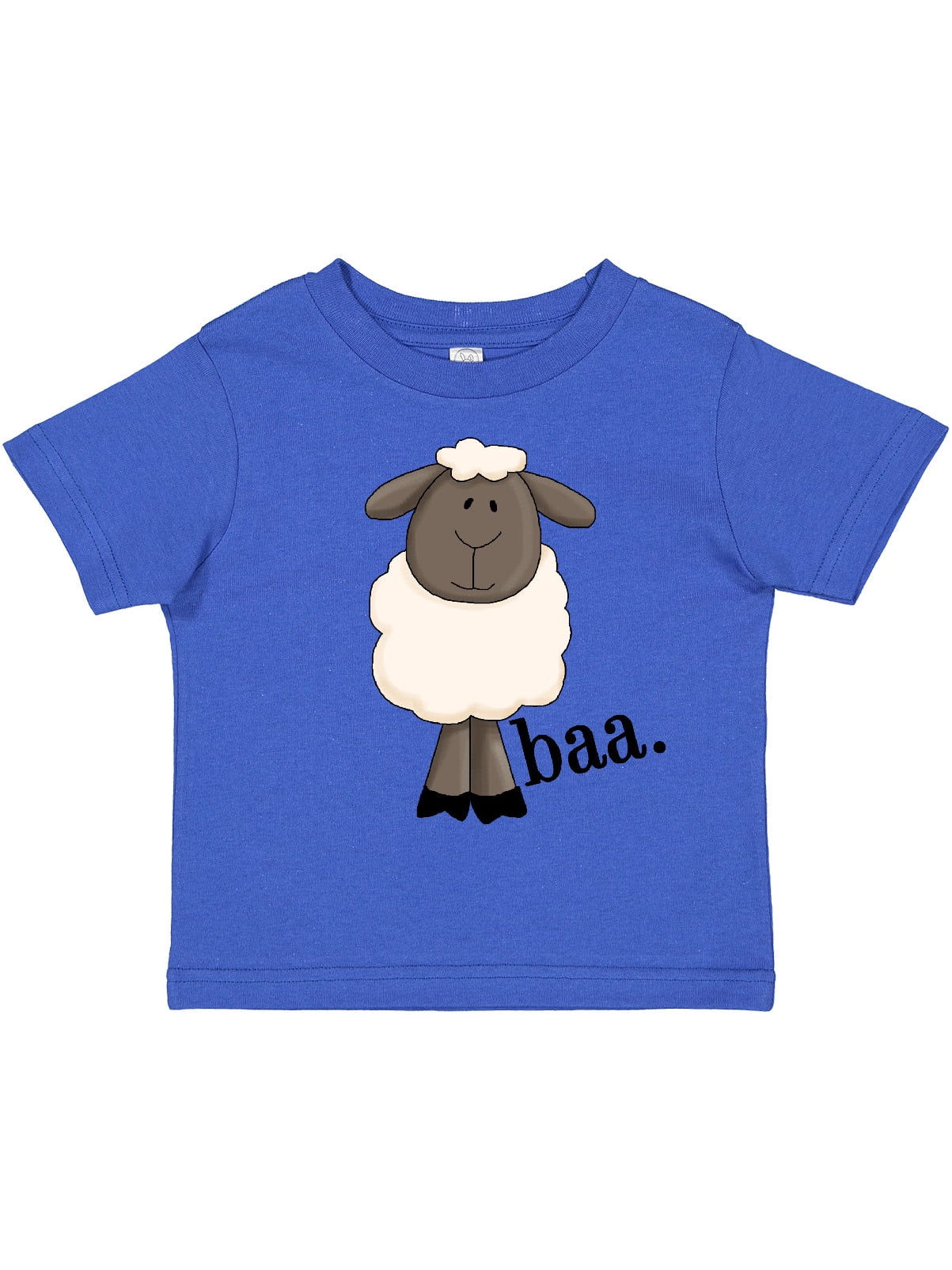 Inktastic Baa. Cute Sheep Design Boys or Girls Toddler T-Shirt ...
