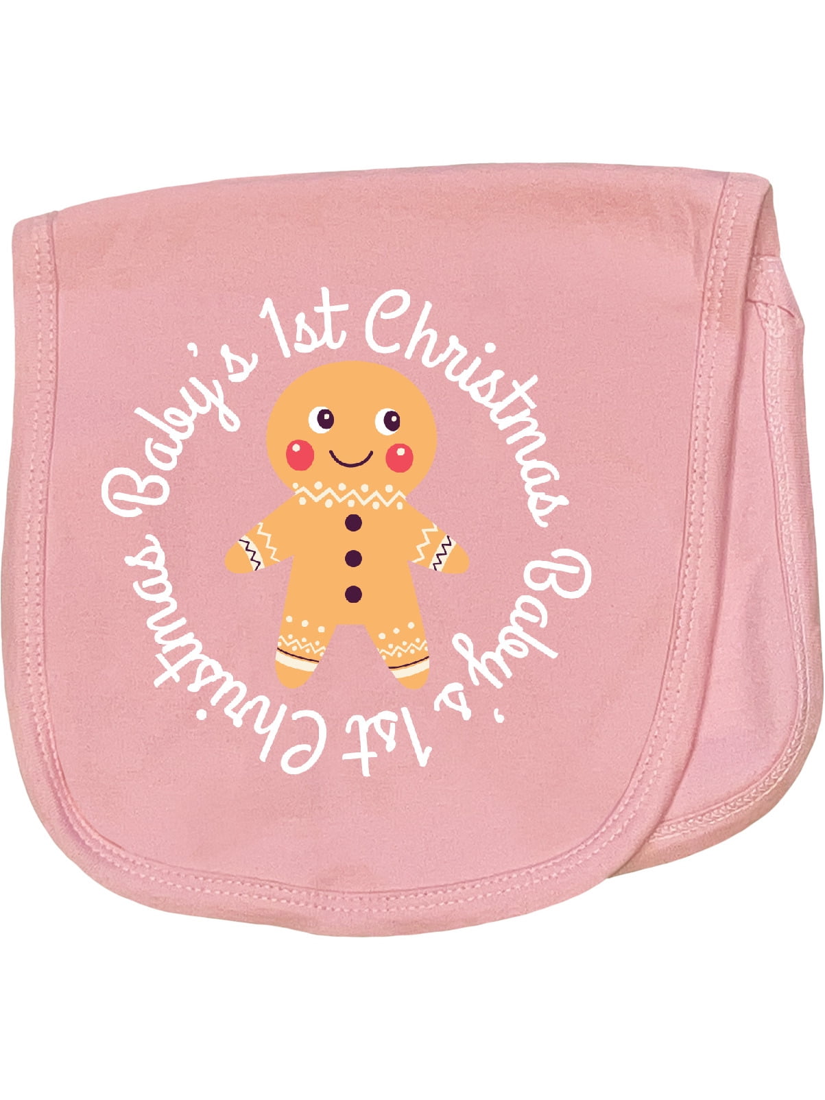 Inktastic Baby 1st Christmas Gingerbread Man Baby Burp Cloth - Walmart.com