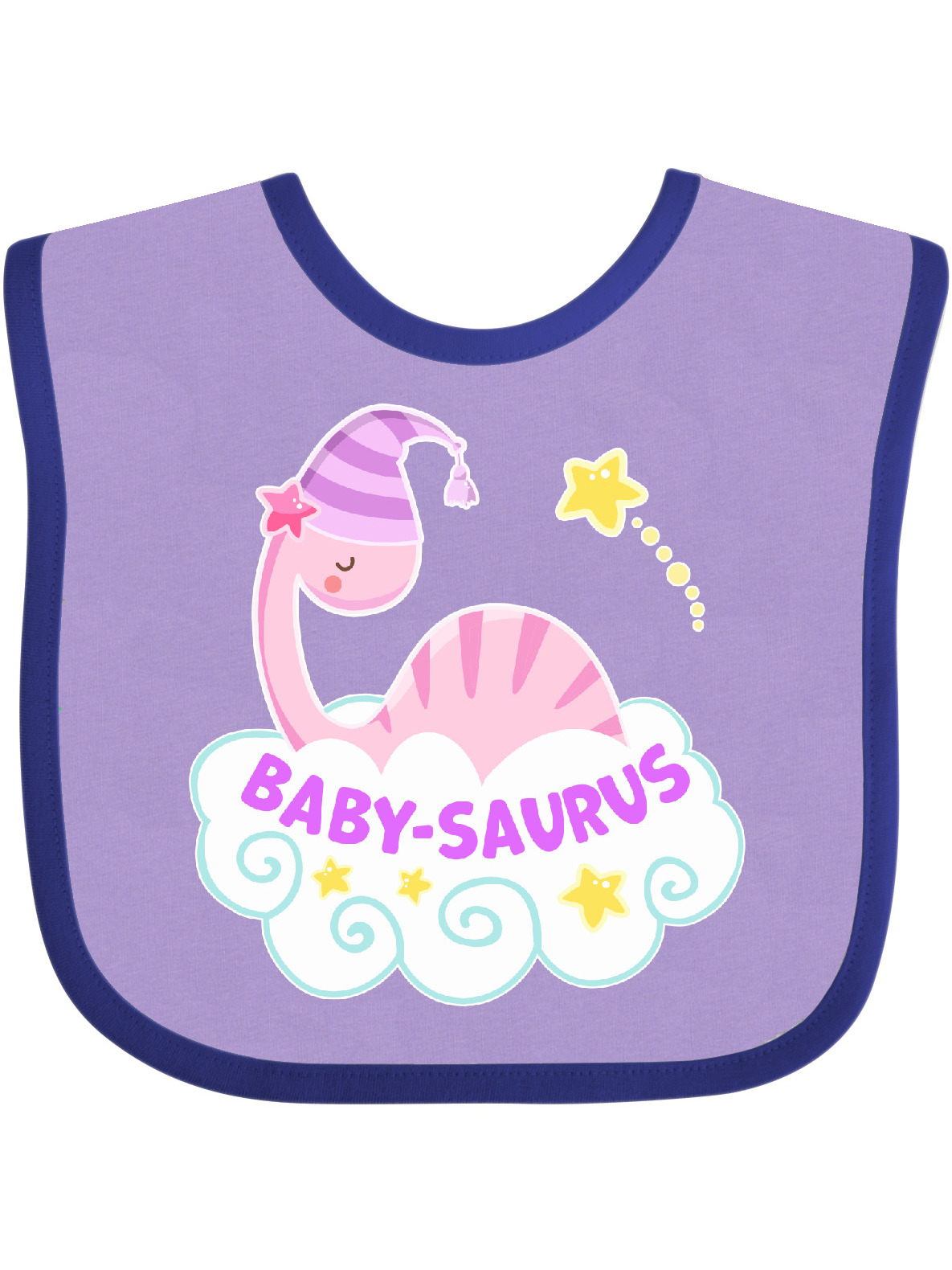 Inktastic Baby-Saurus Cute Pink Dinosaur on a Cloud Boys or Girls Baby ...