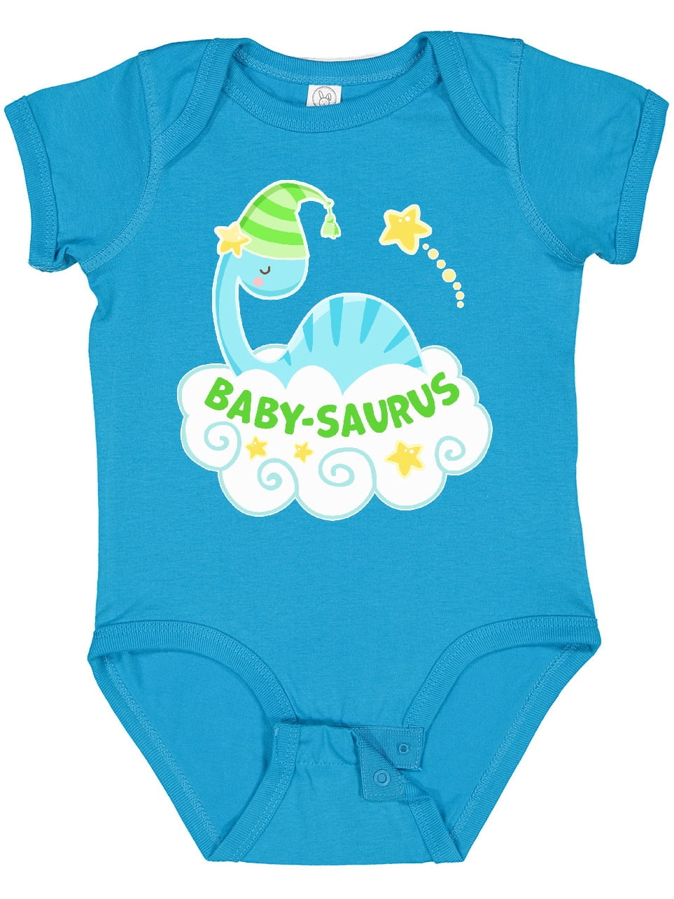 Inktastic Baby-Saurus with Cute Blue Dinosaur on a Cloud Boys or Girls ...
