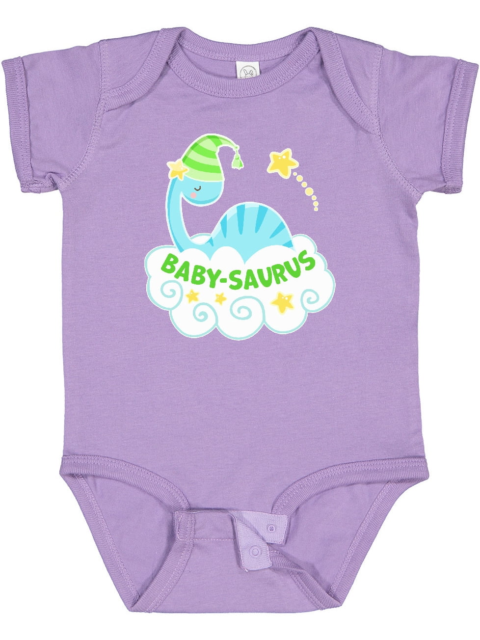 Inktastic Baby-Saurus with Cute Blue Dinosaur on a Cloud Boys or Girls ...