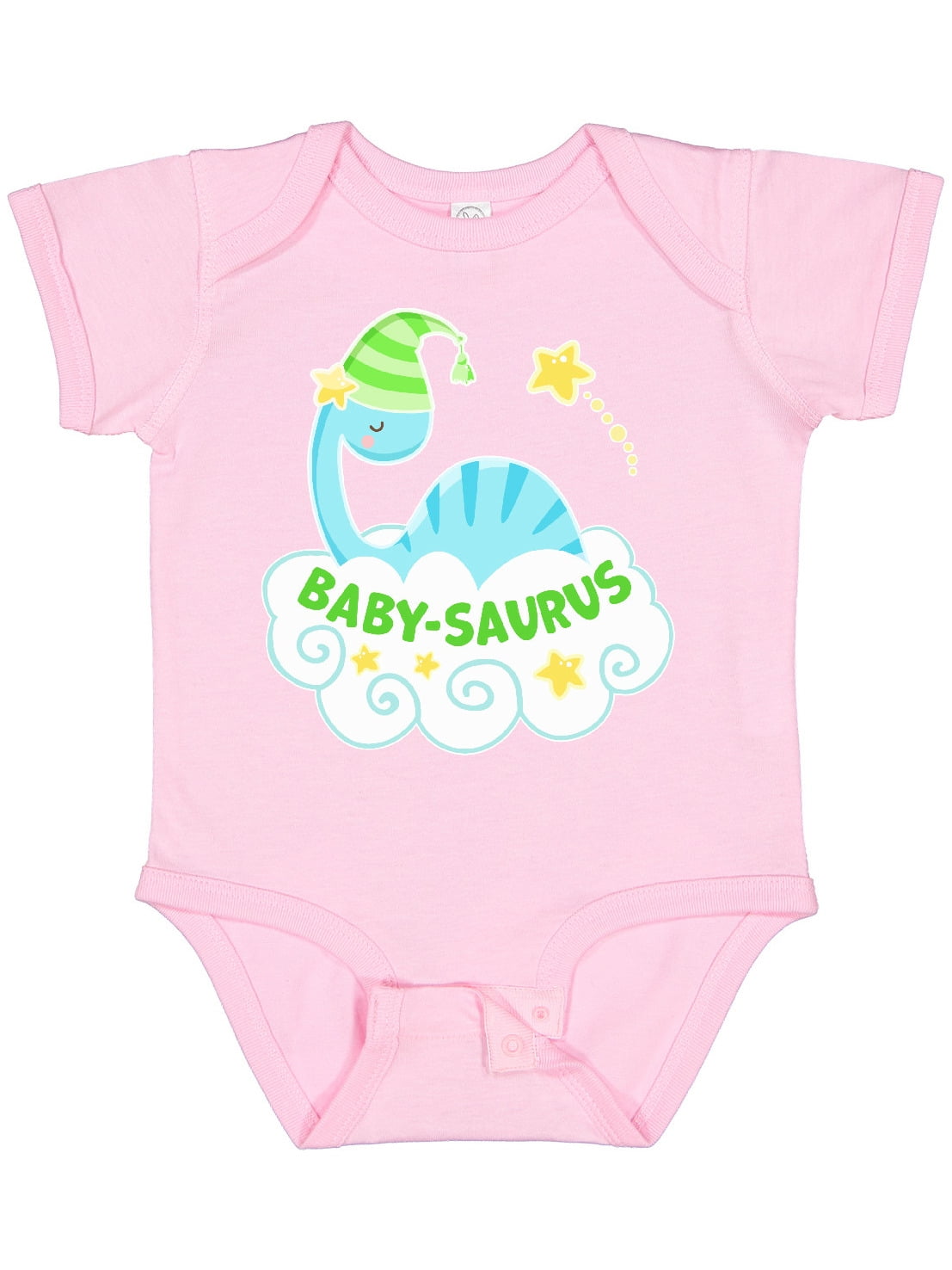 Inktastic Baby-Saurus with Cute Blue Dinosaur on a Cloud Boys or Girls ...