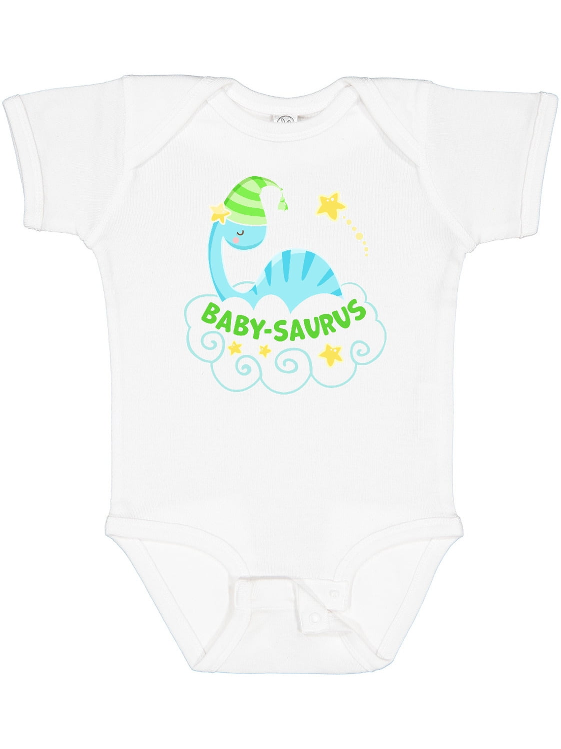 Inktastic Baby-Saurus with Cute Blue Dinosaur on a Cloud Boys or Girls ...