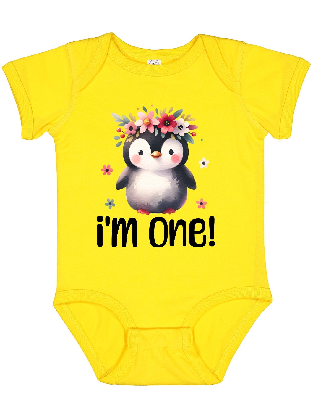 Inktastic Babys First Birthday Penguin 1 Year Old Girl Girls Baby ...
