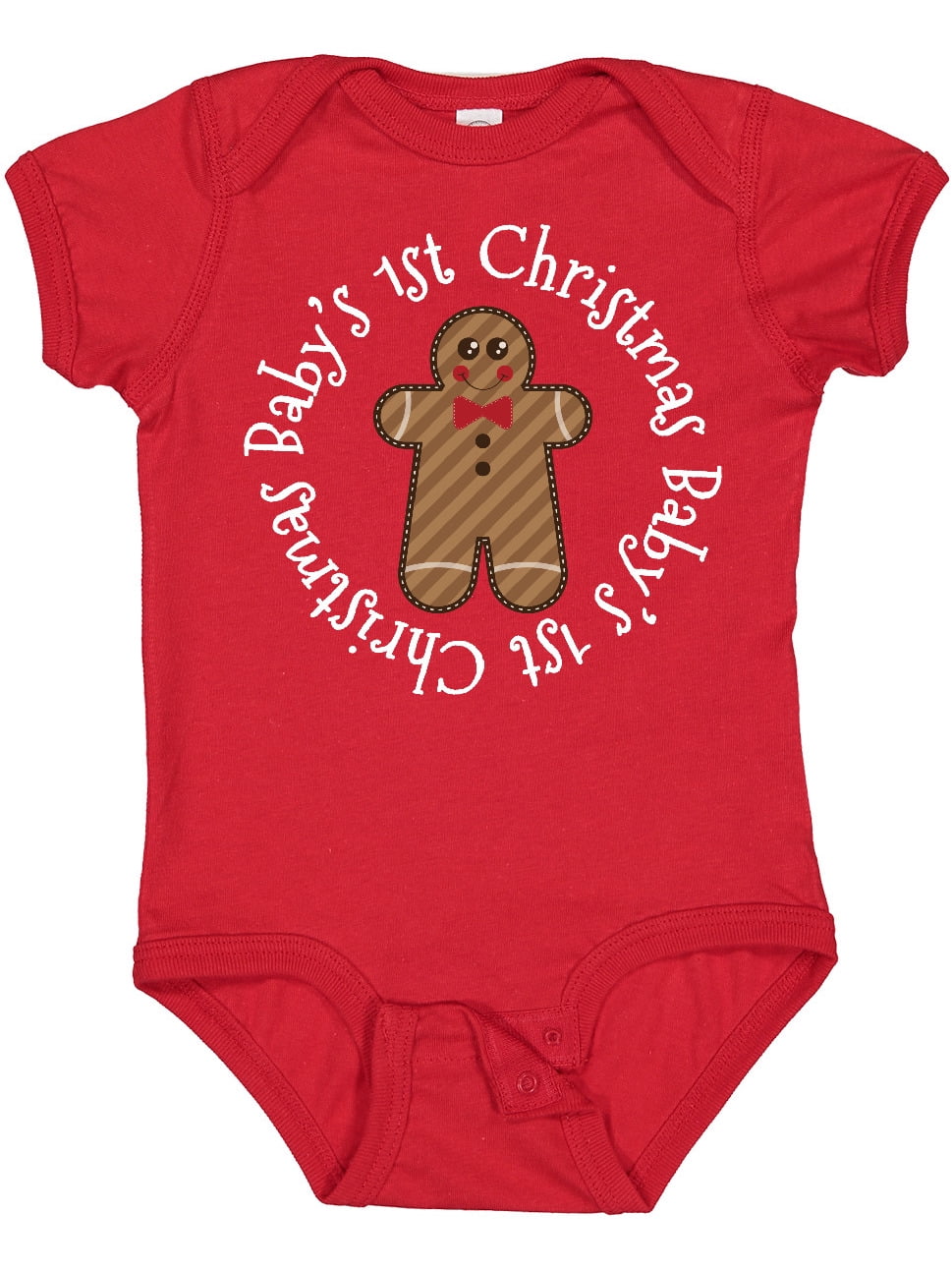 Inktastic Babys First Christmas Gingerbread Cookie Boys or Girls Baby ...