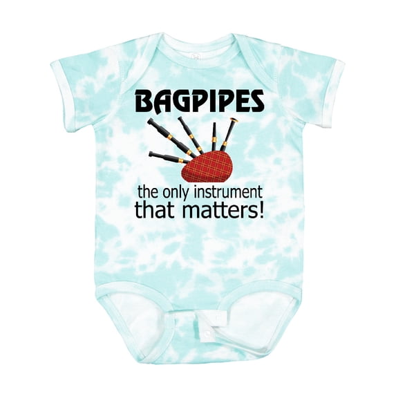 Inktastic Bagpipe Player Funny Music Joke Boys or Girls Baby Bodysuit ...