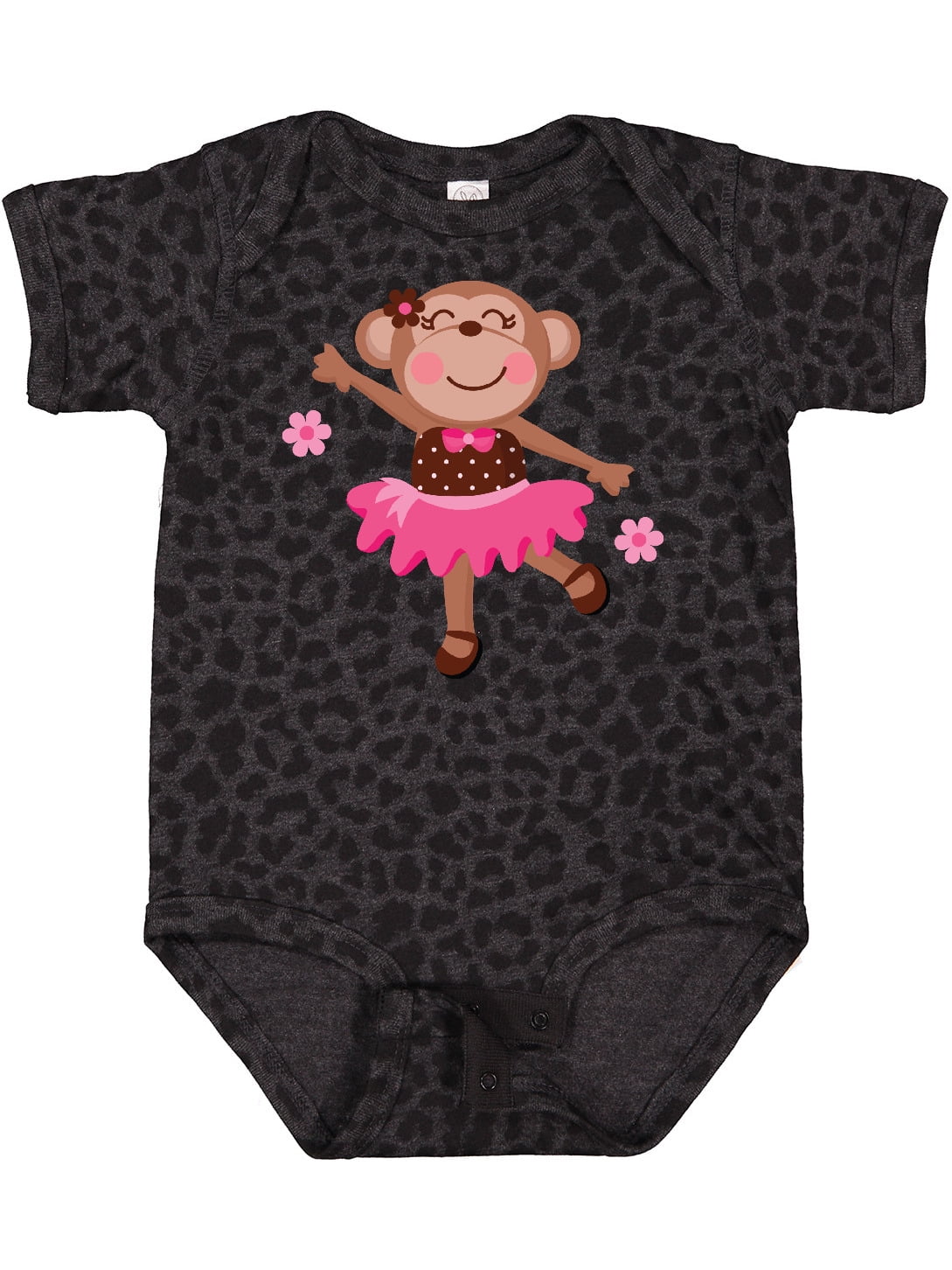 Inktastic Ballerina Dance Monkey Girls Baby Bodysuit - Walmart.com