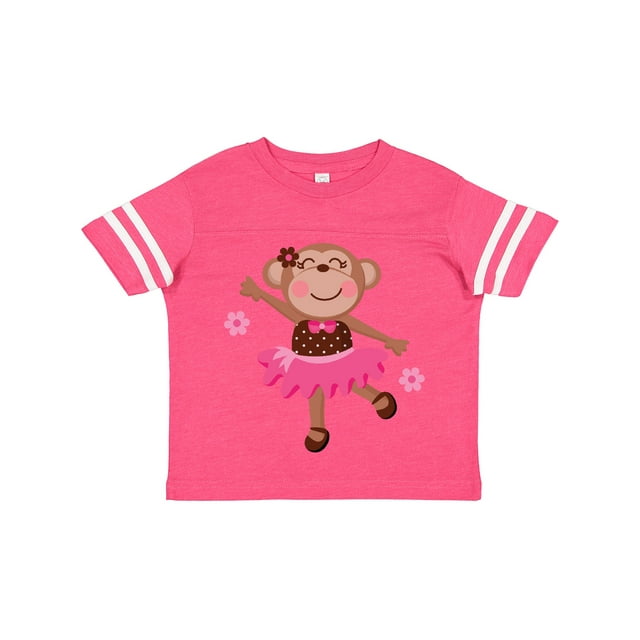 Inktastic Ballerina Dance Monkey Girls Toddler T-Shirt - Walmart.com