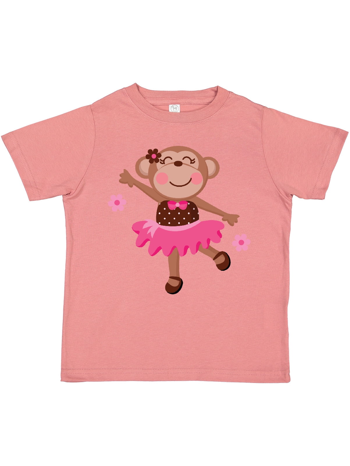 Inktastic Ballerina Dance Monkey Girls Toddler T-Shirt - Walmart.com