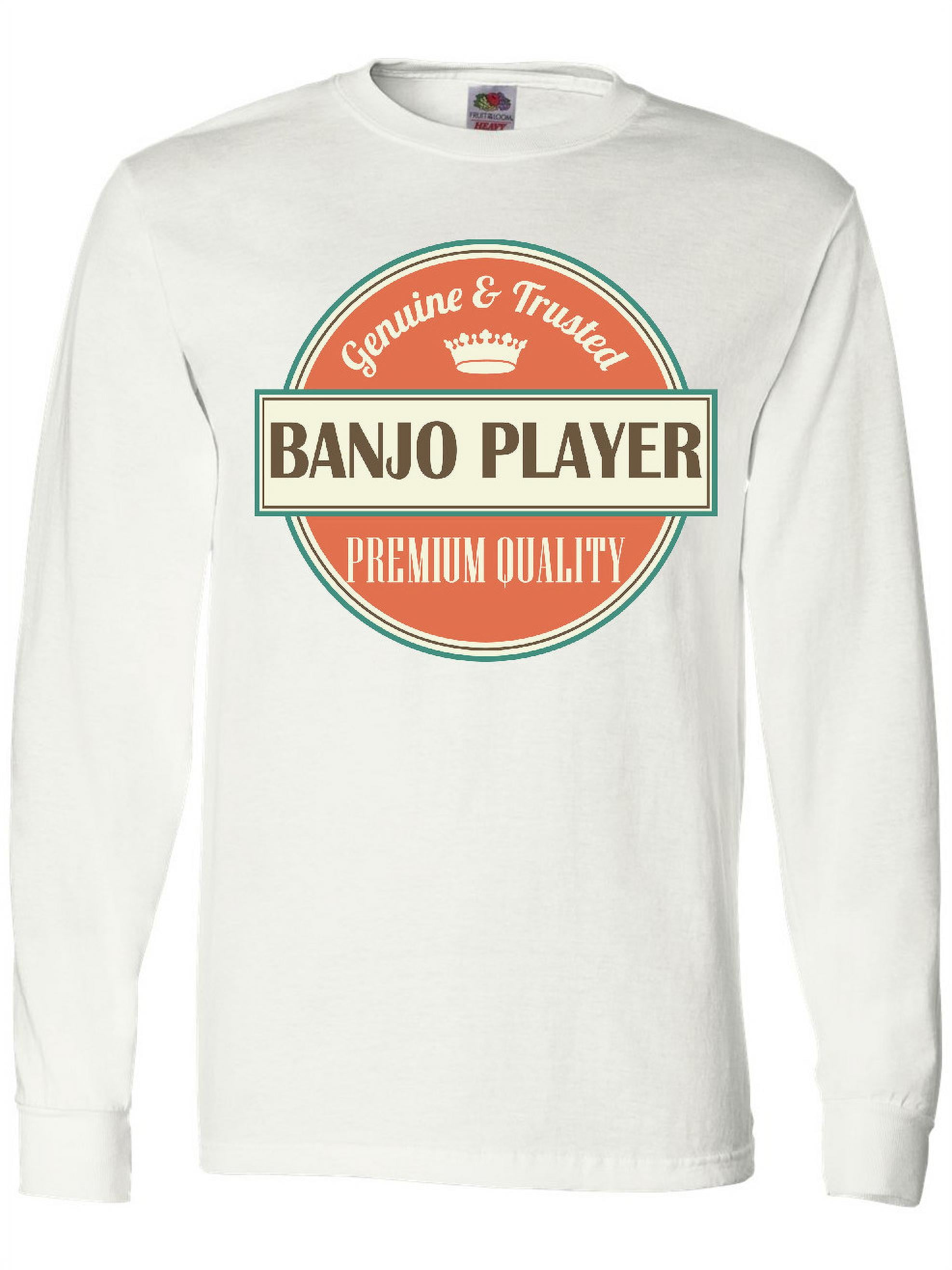 Inktastic Banjo Player Funny Gift Idea Long Sleeve T-Shirt - Walmart.com