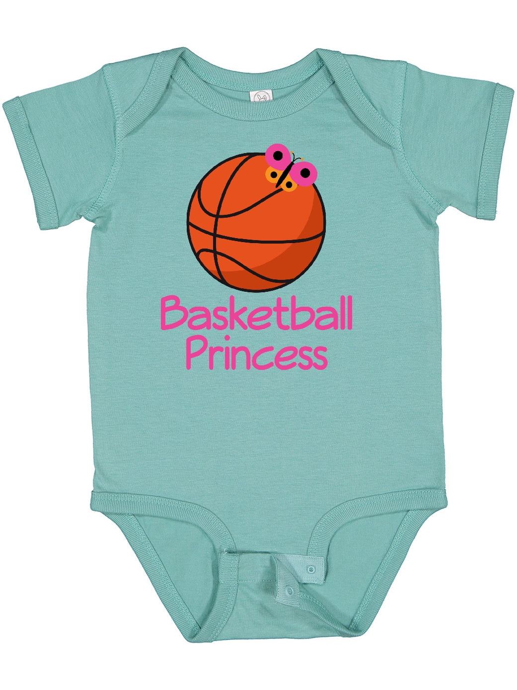 Inktastic Basketball Princess Girls Baby Bodysuit - Walmart.com