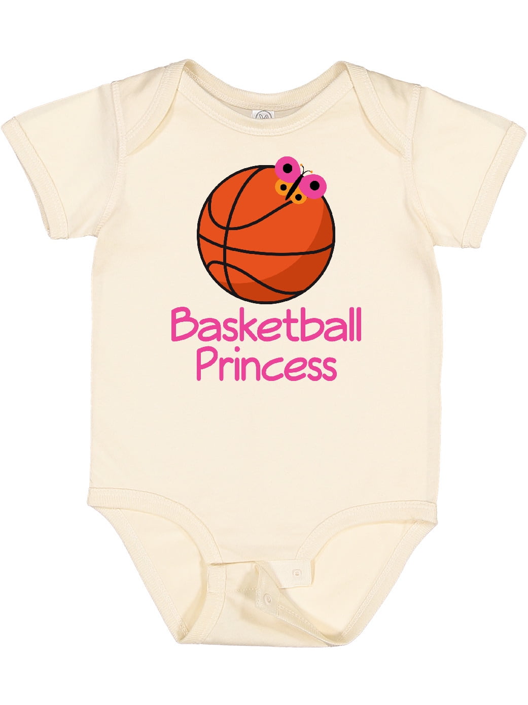 Inktastic Basketball Princess Girls Baby Bodysuit - Walmart.com