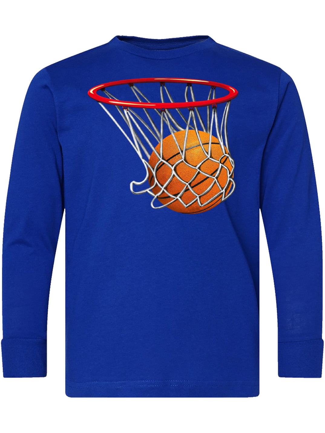 Inktastic Basketball Swish Long Sleeve Youth T-Shirt - Walmart.com