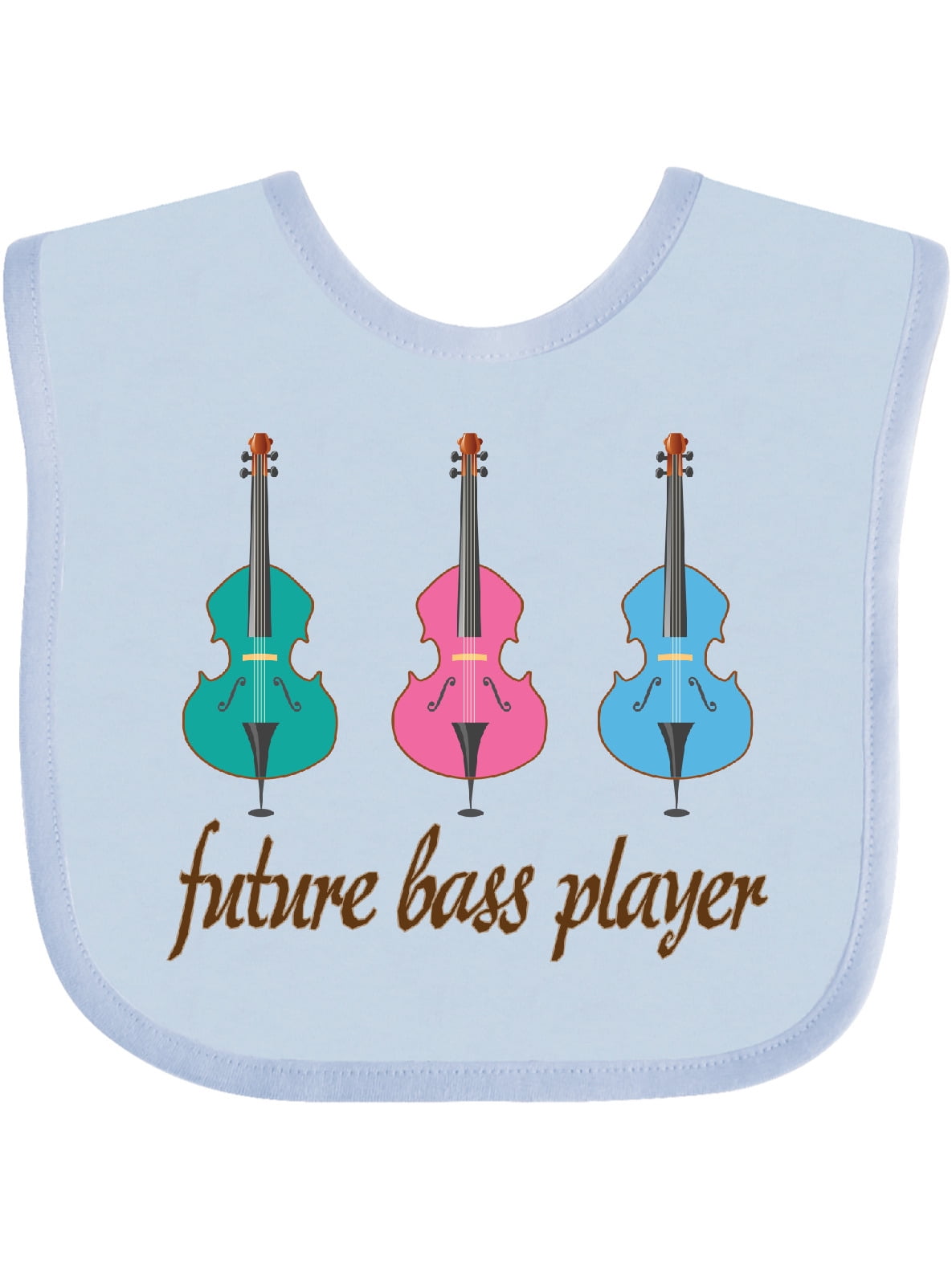 Inktastic Bass Player Kids Future Boys or Girls Baby Bib - Walmart.com