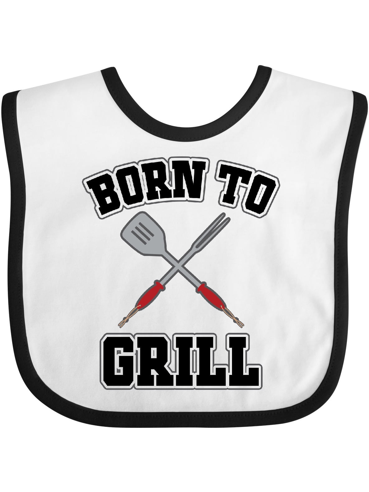 Inktastic Bbq Born to Grill Boys or Girls Baby Bib - Walmart.com